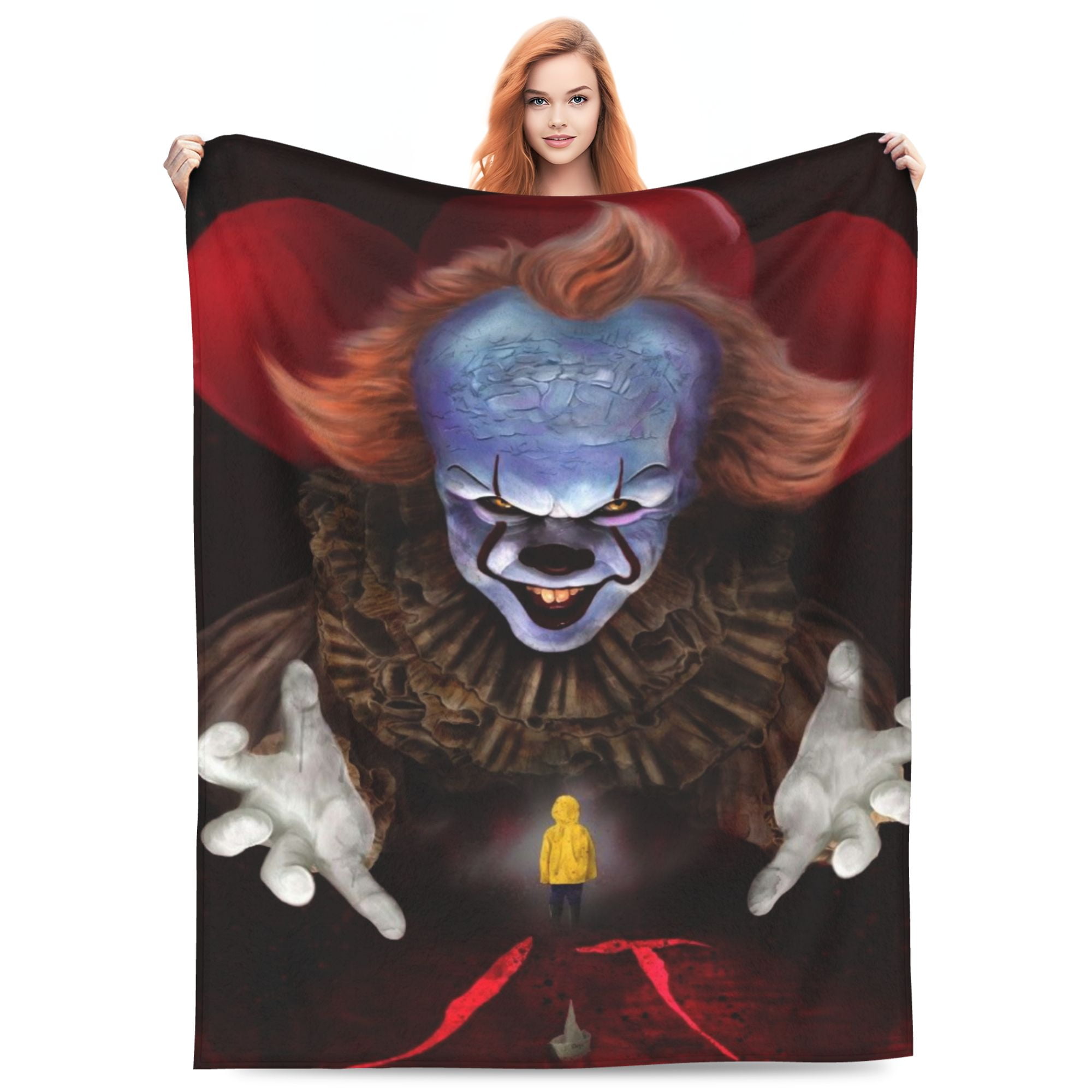Super Soft Pennywise Bed Blankets Lightweight Flannel Throws Blankets ...