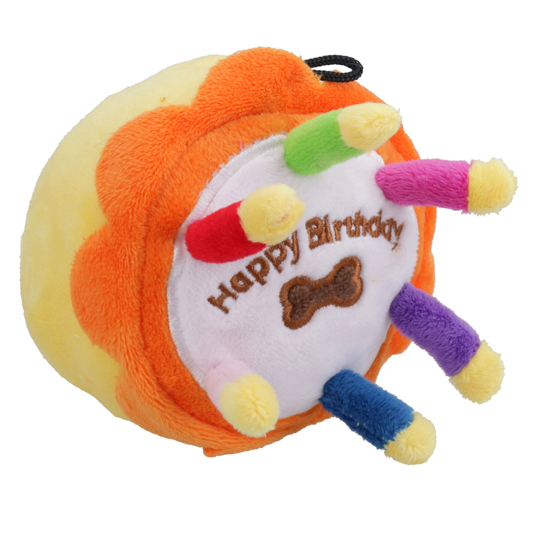 Super Soft Plush Squeaky Small Birthday Cake Toy Dog Puppy Happy ...