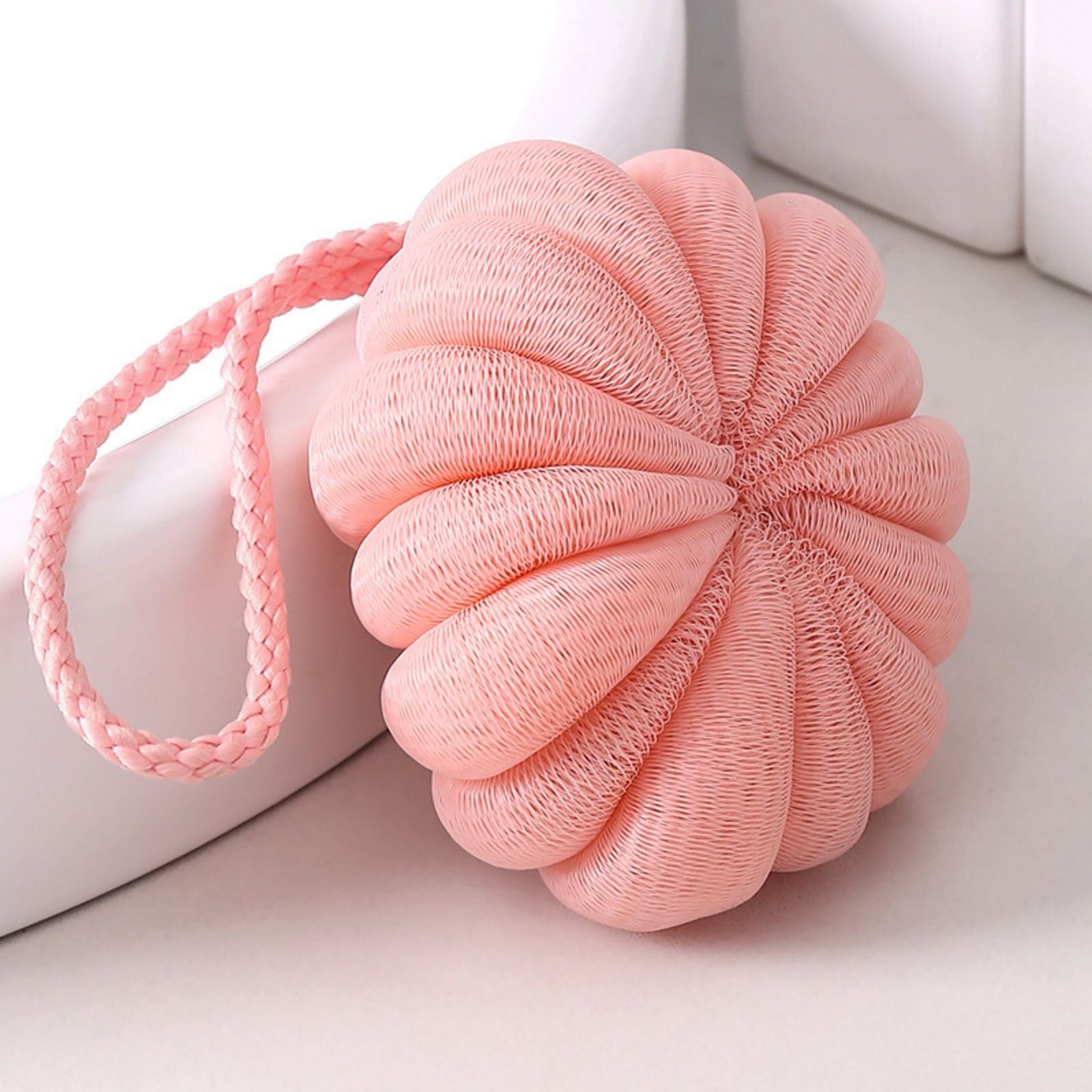 Super Soft Pumpkin Bath Sponge | Cute Girl Bath Flower | Exfoliating ...