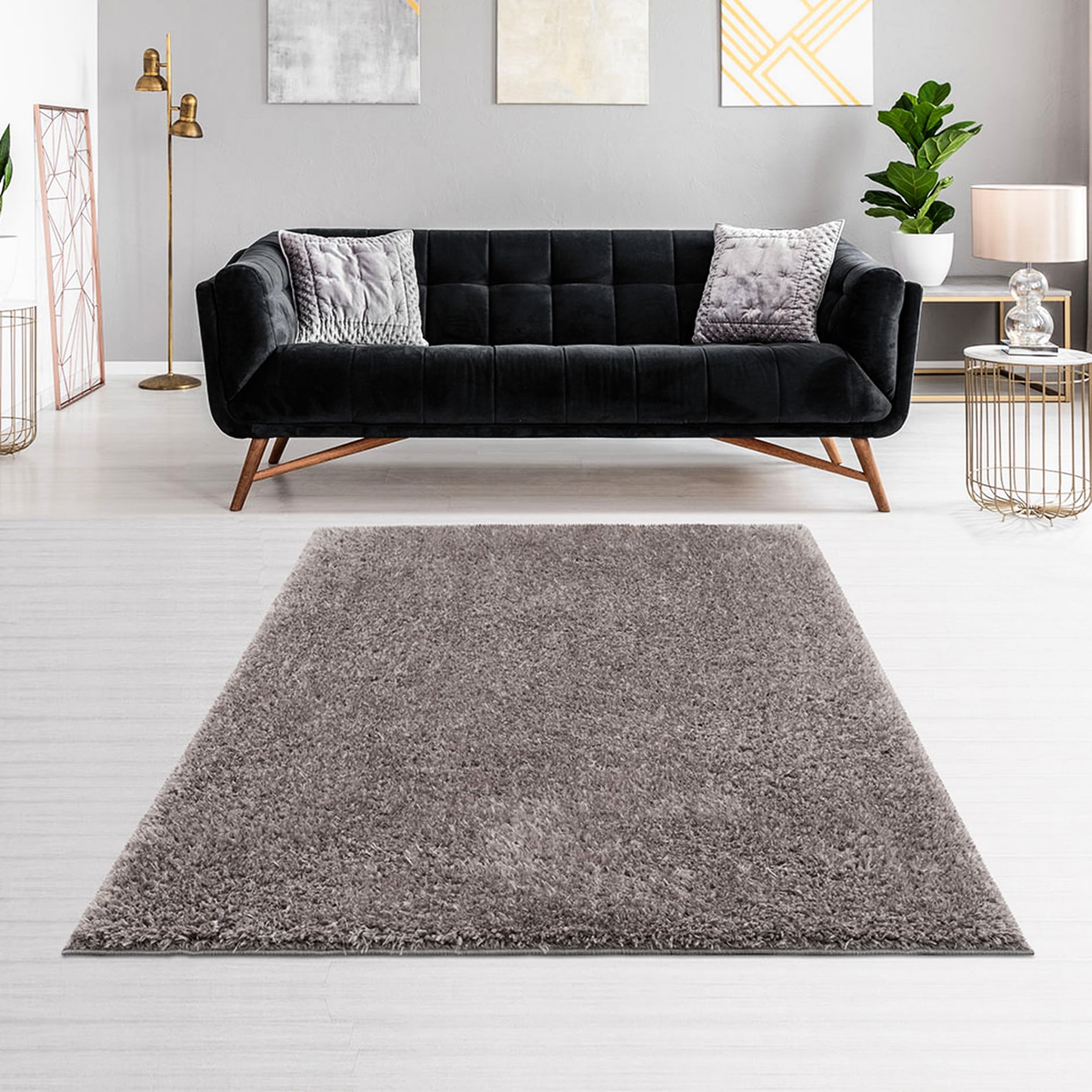 Super Soft Shag Rug+Machine Woven”-“Family Gathering Areas+Comfortable ...