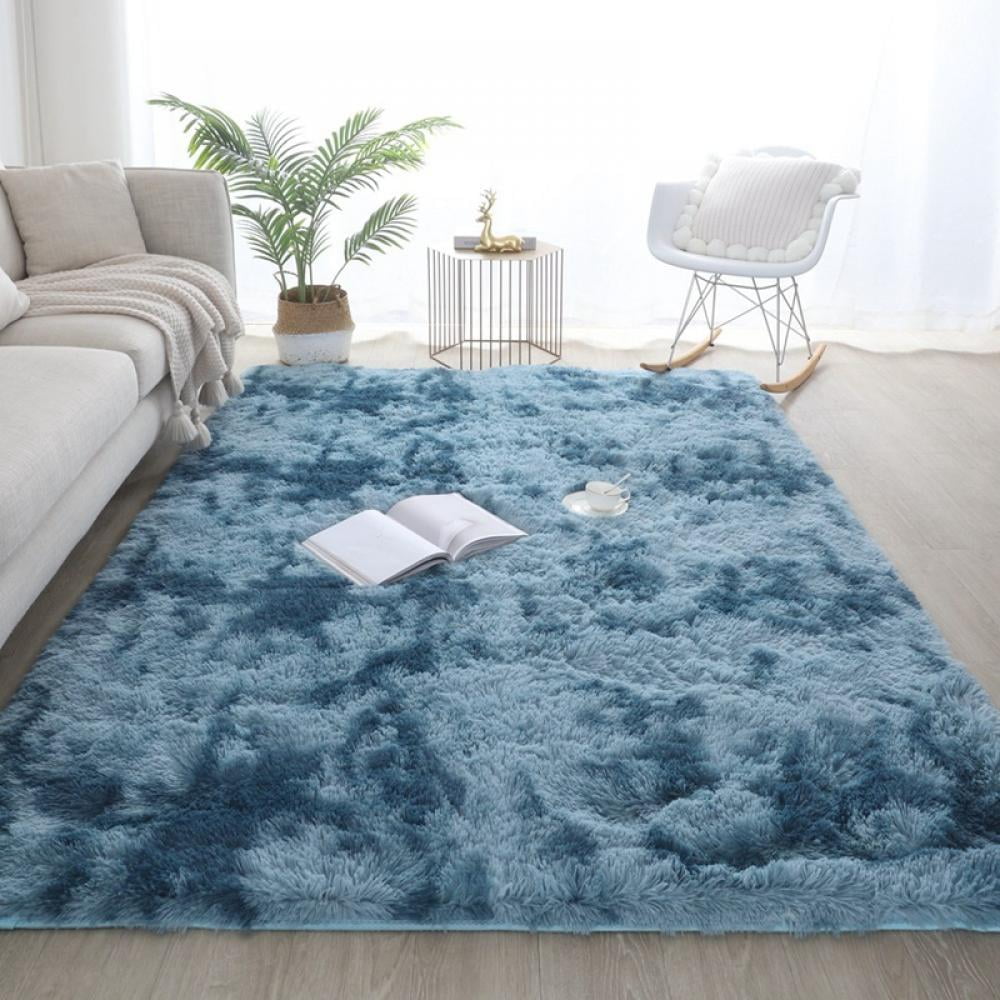 Super Soft Shaggy Rugs Fluffy Carpets, Tie-Dye Rugs for Living Room ...