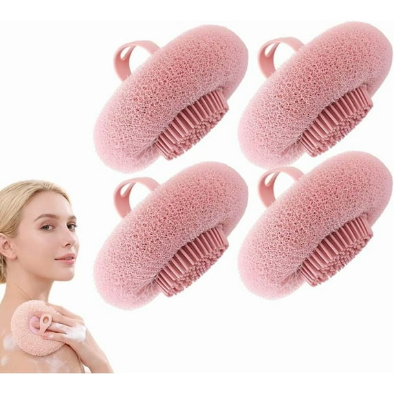Super Soft Sunflower Suction Cup Bath Ball, 2025 New Exfoliating Bath ...