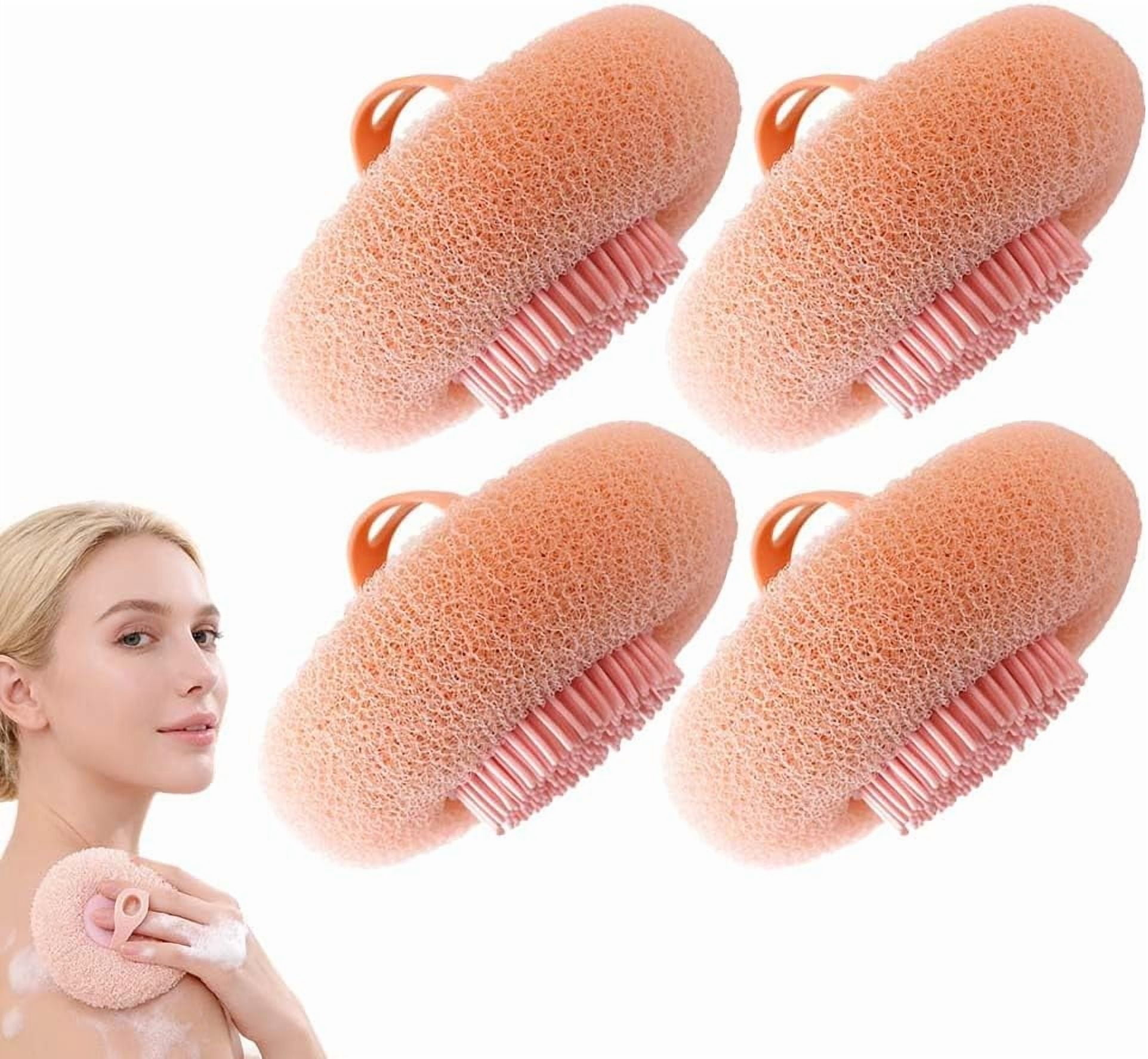 Super Soft Sunflower Suction Cup Bath Ball,2025 New Exfoliating Bath ...