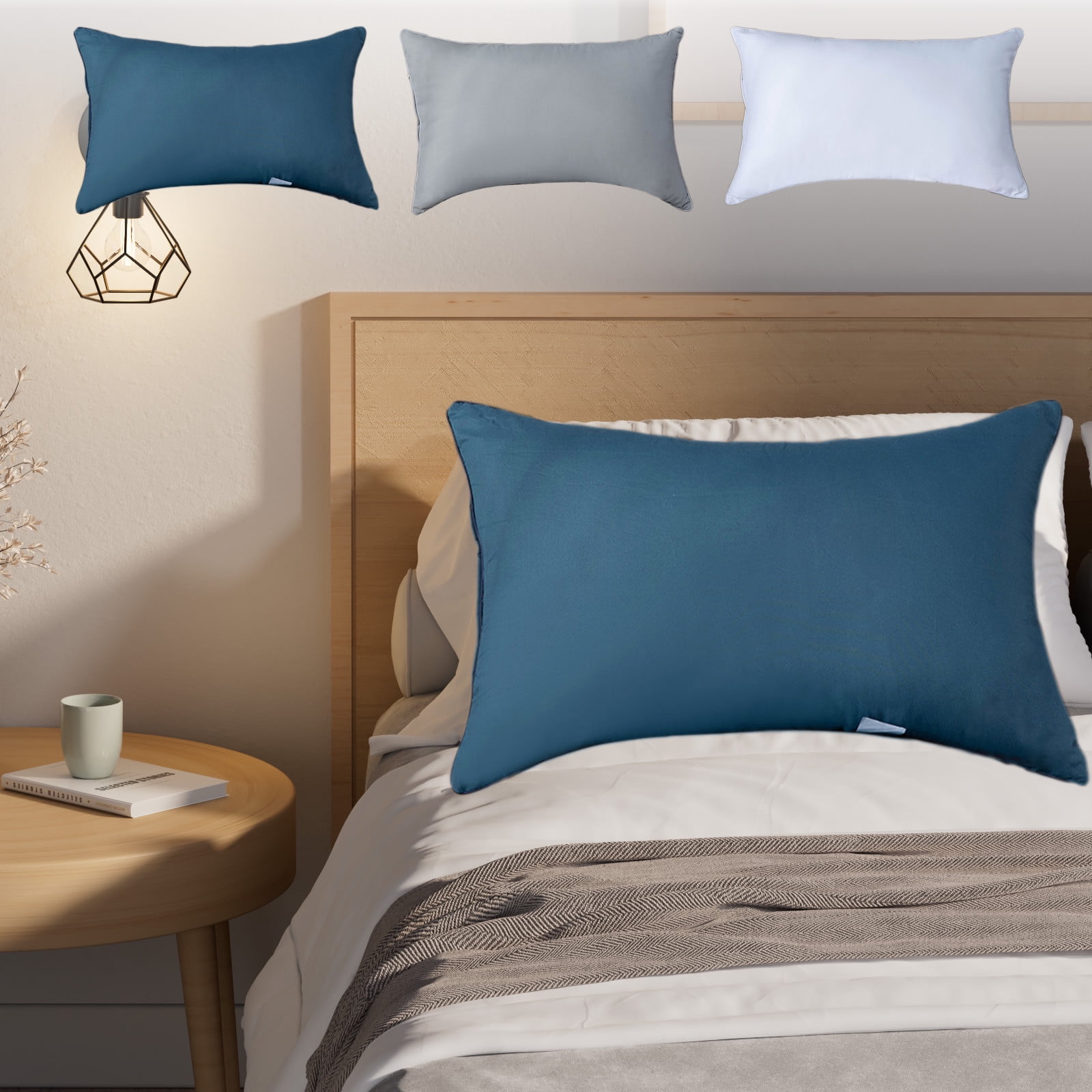 Super Soft Supportive Pillow Core, High Side Design, Enhanced Comfort ...