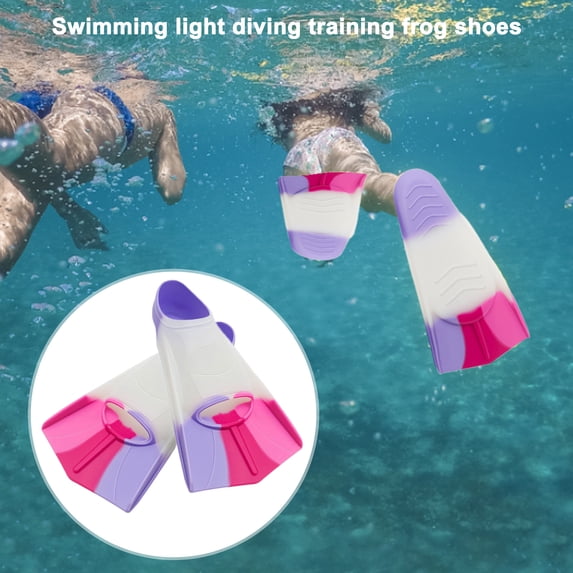 Super Soft Swimming Fins with Storage Bag - Flexible, Highly Elastic ...