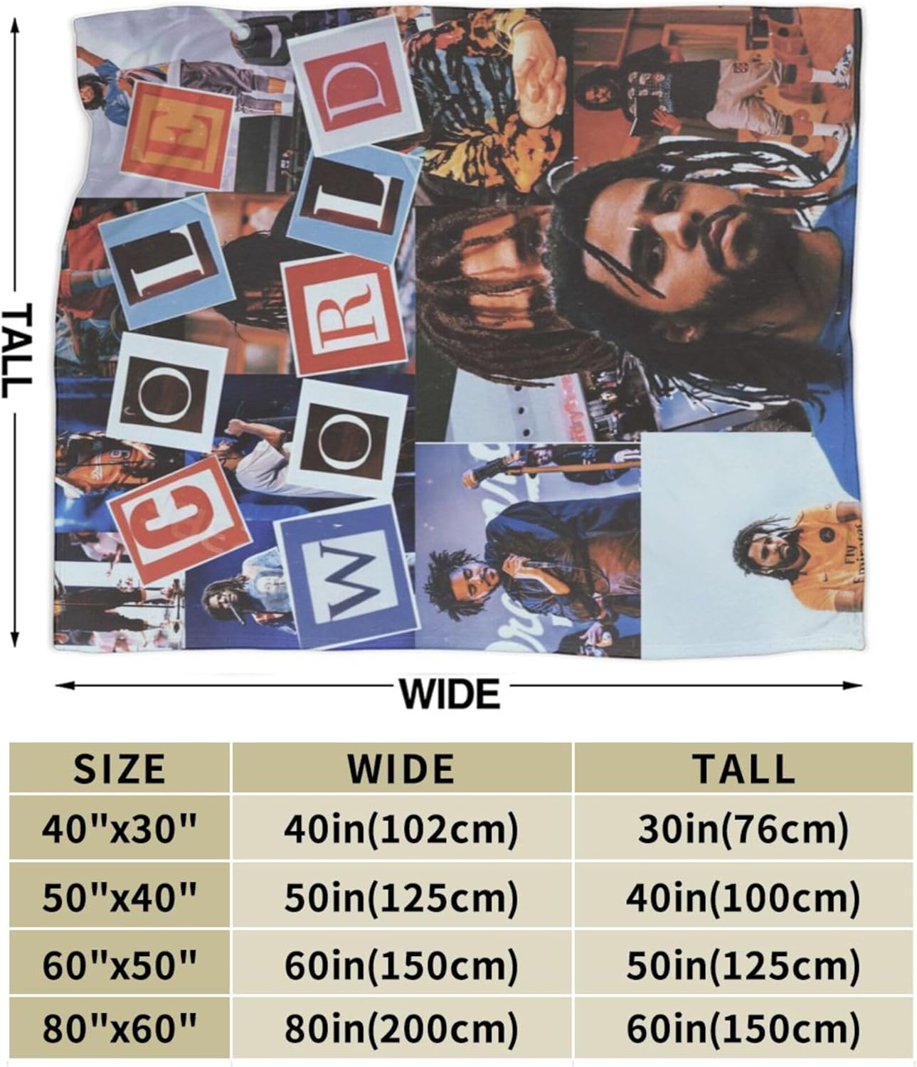 Super Soft Throw Blanket Bruce Music Springsteen Throw Blanket Fuzzy ...