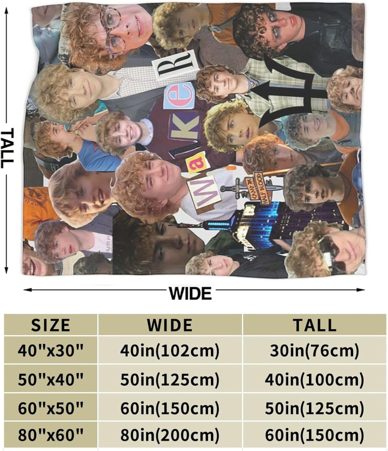 Super Soft Throw Blanket Bruce Music Springsteen Throw Blanket Fuzzy ...