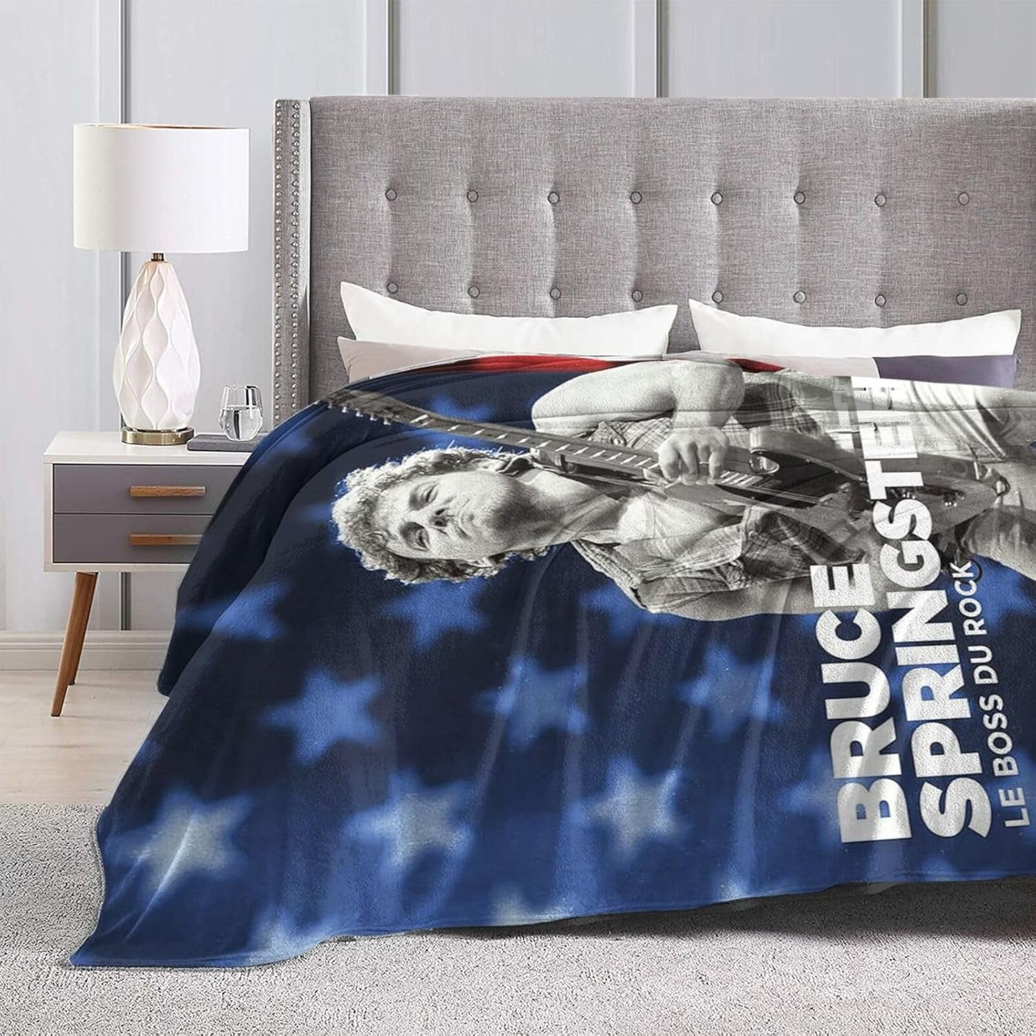 Super Soft Throw Blanket Bruce Music Springsteen Throw Blanket Fuzzy ...