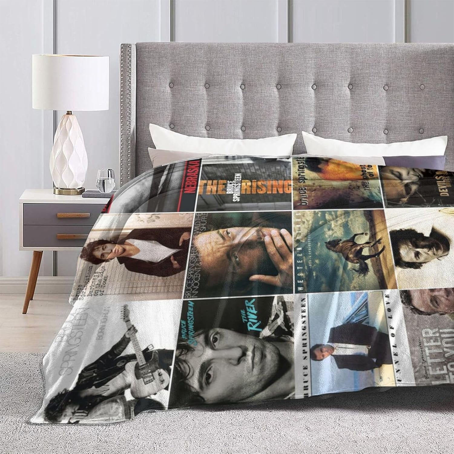 Super Soft Throw Blanket Bruce Music Springsteen Throw Blanket Fuzzy ...