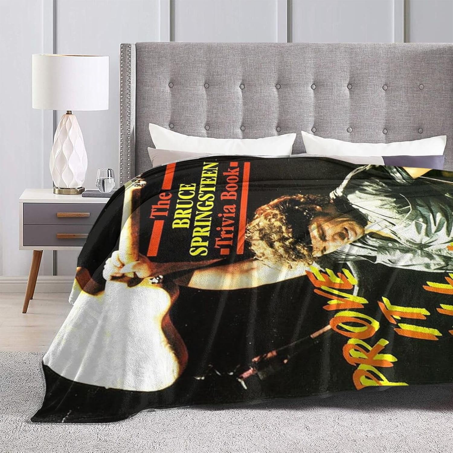 Super Soft Throw Blanket Bruce Music Springsteen Throw Blanket Fuzzy ...
