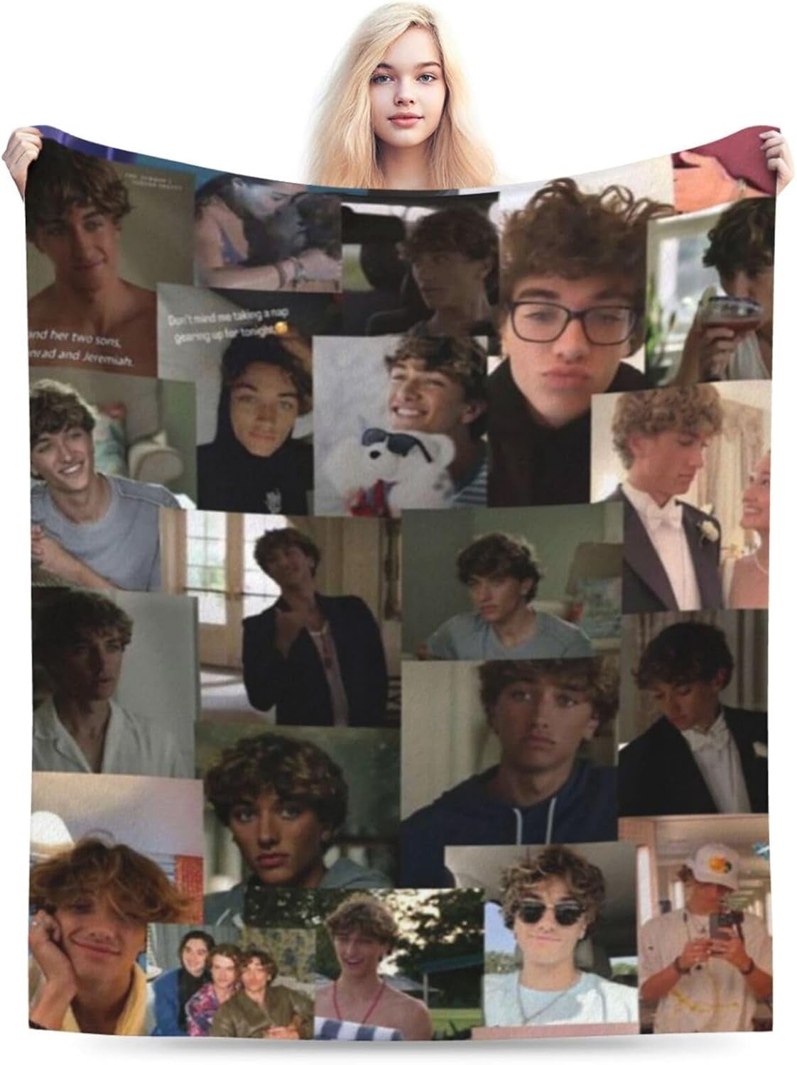 Super Soft Throw Blanket Gavin Casalegno and Jeremiah Actor Fisher ...