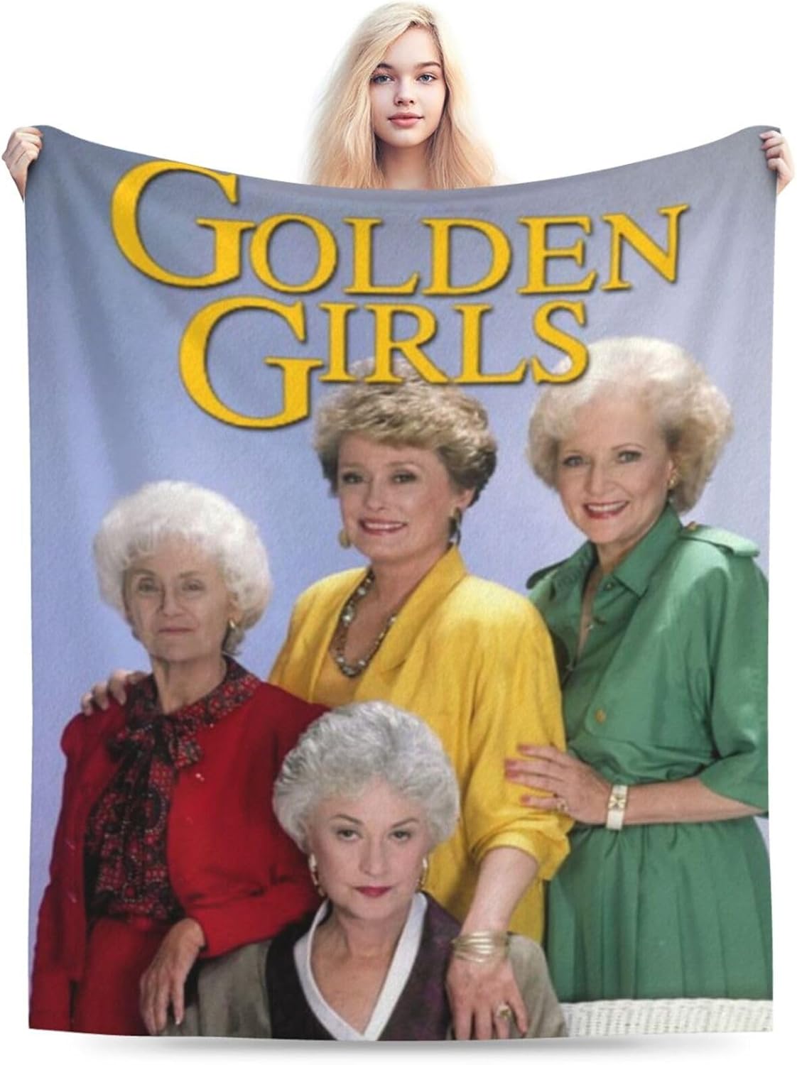 Super Soft Throw Blanket The Golden Blanket Girls Throw Blanket Fuzzy ...