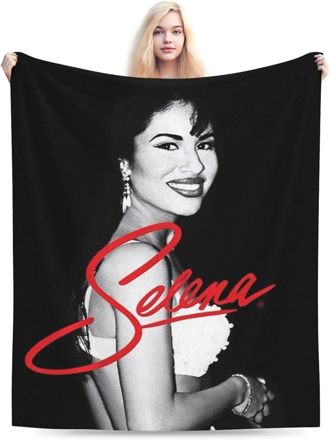 Super Soft Throw Blanket Selenas Music Throw Blanket Fuzzy Blankets Bed ...