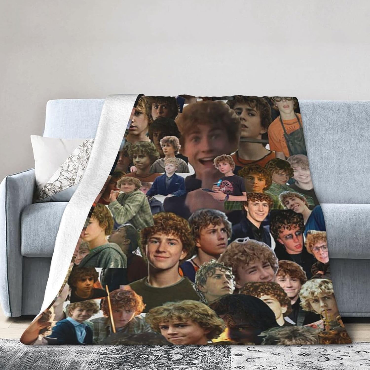Super Soft Throw Blanket Walker Actor Scobell Throw Blanket Fuzzy ...