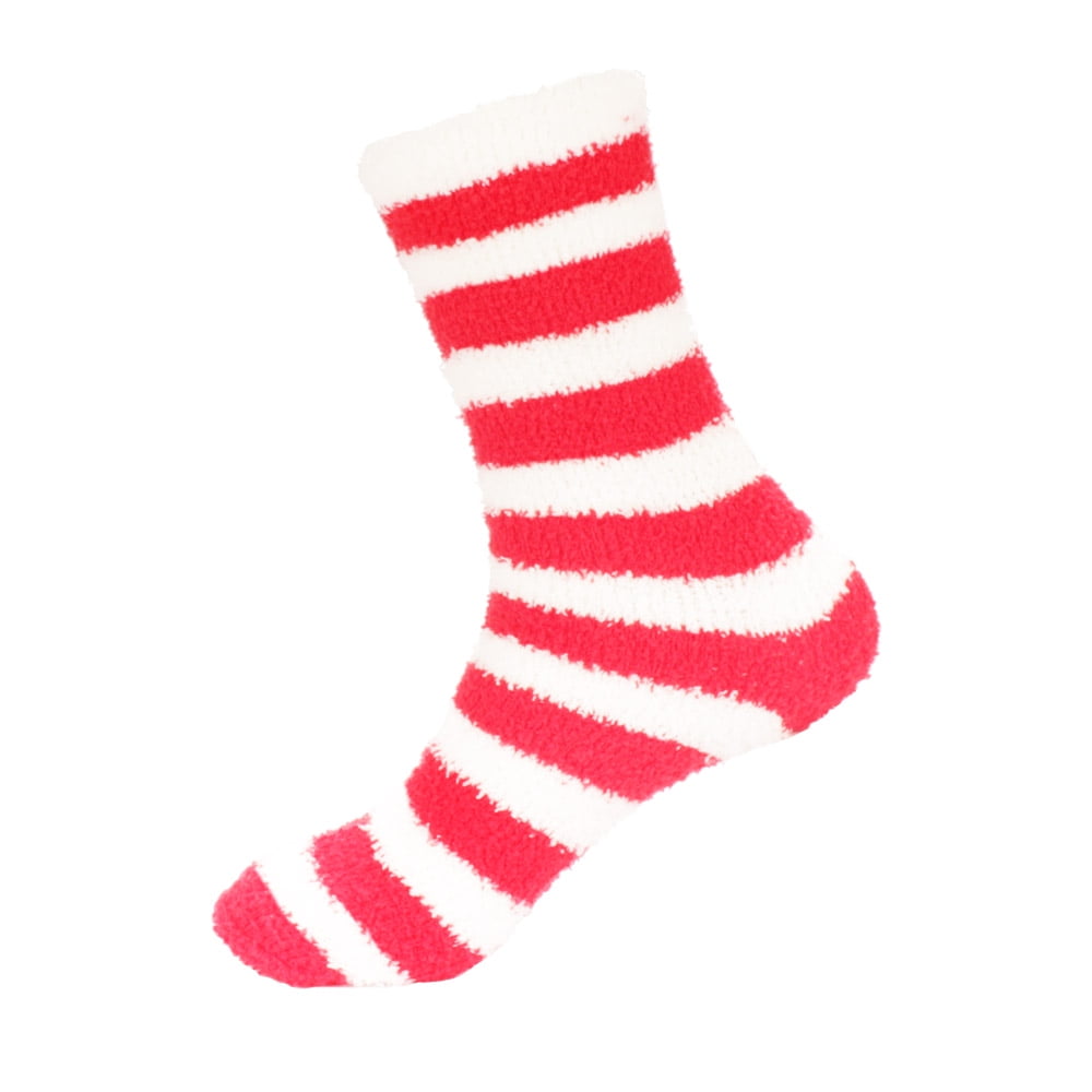 Red and white striped socks store