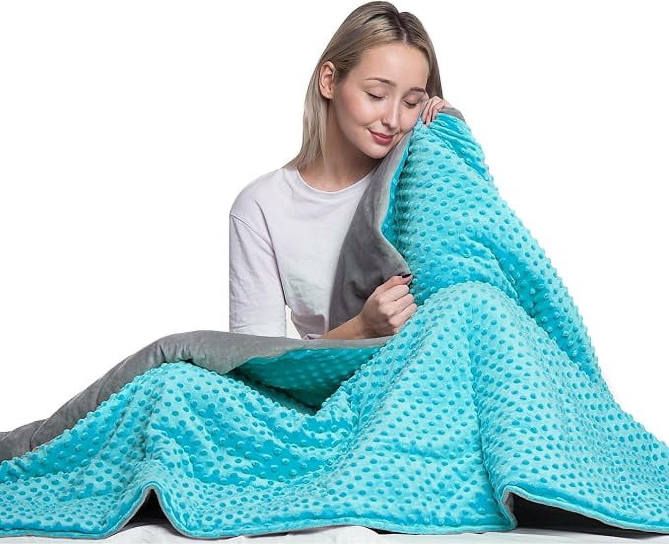 Super Soft Weighted Blanket for Kids with Removable Cover - 10 Lbs 48 ...