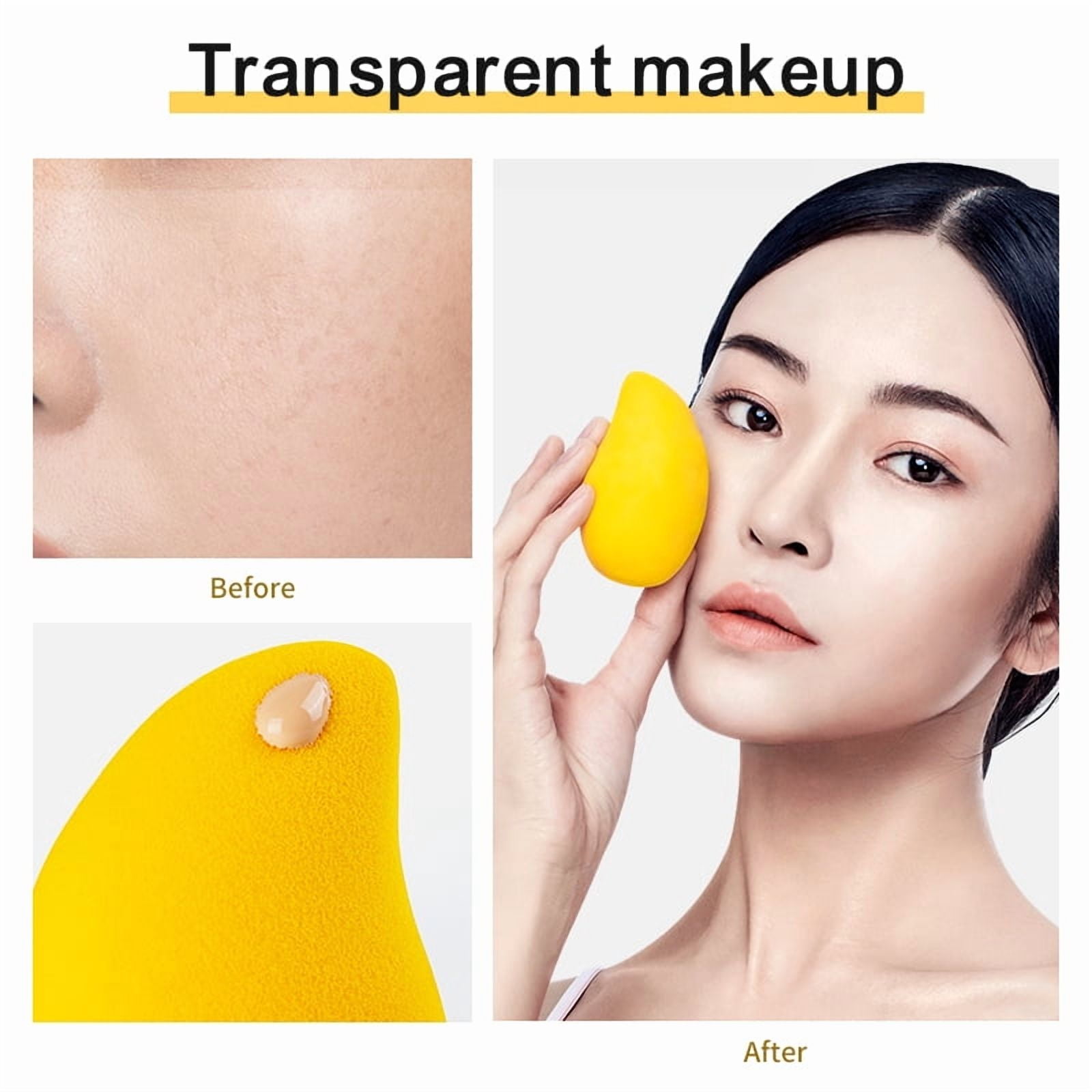 Super Soft Yellow Mango Makeup Puff - Walmart.com