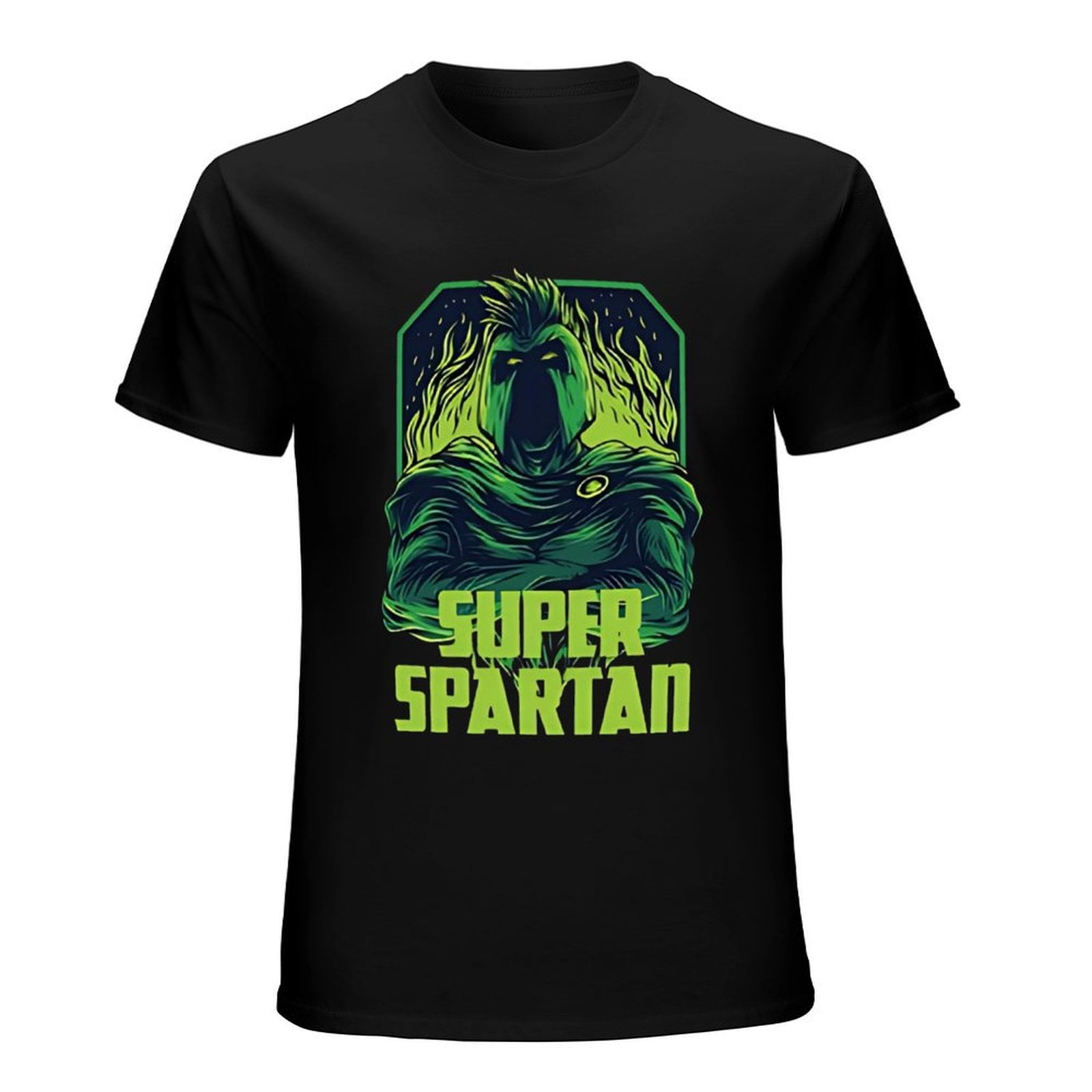 Super Spartan Remastered T-Shirt Men's Bold Spartan Helmet Tee ...