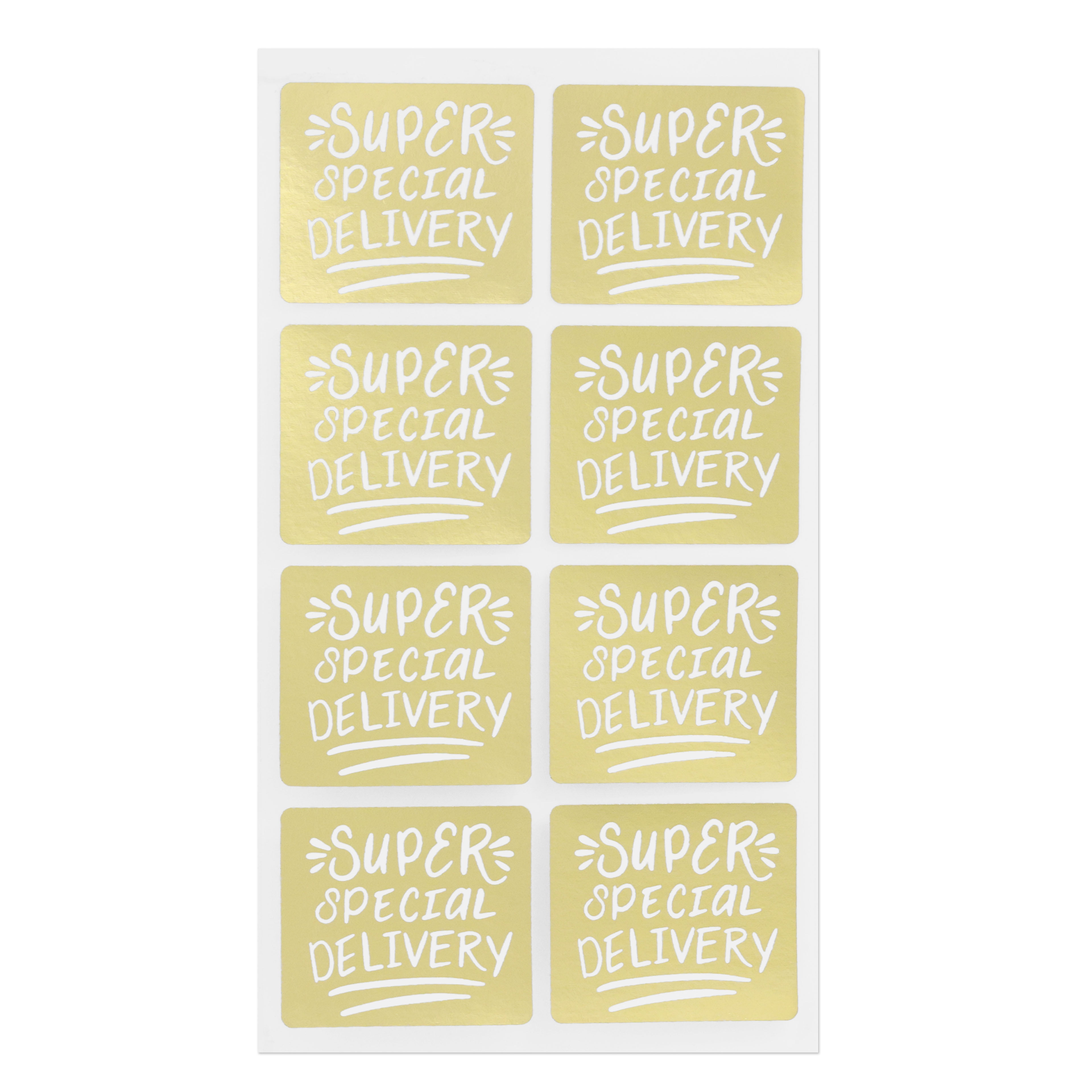 Super Special Delivery Label Stickers by Recollections – Gold Adhesive ...