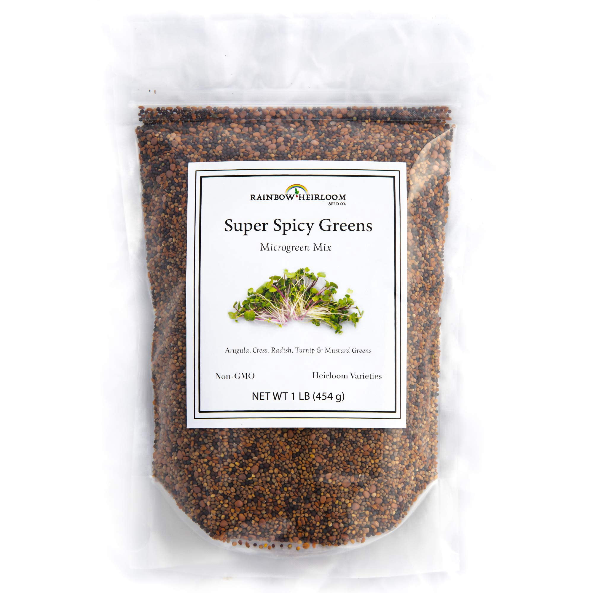 Super Spicy Greens Microgreen Seed Mix ITL1 | Seeds Contains Garden ...