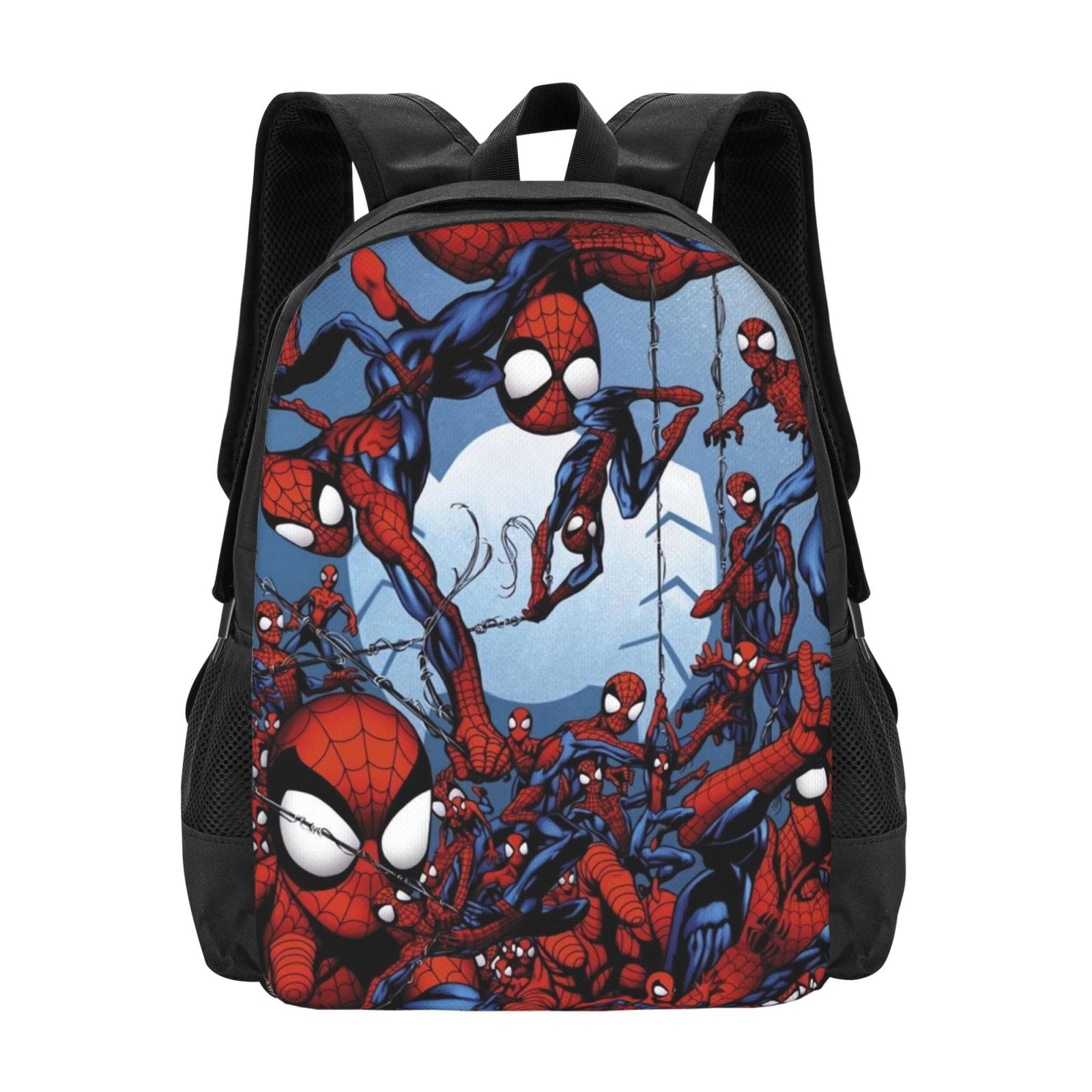 Super Spider-Menfolk Cartoon Backpack Anime Spider Adjustable ...