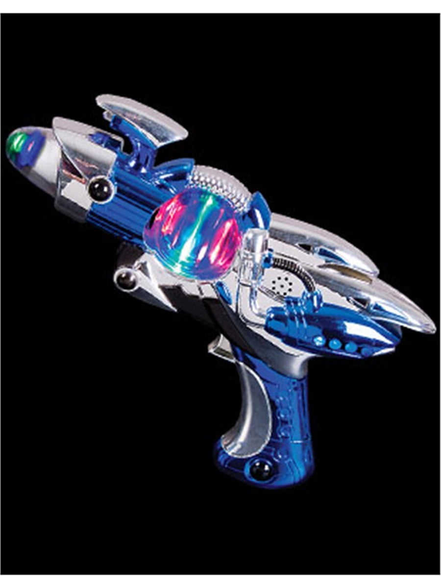 Super Spinning Blue Laser Space Gun With LED Light & Sound - Walmart.com