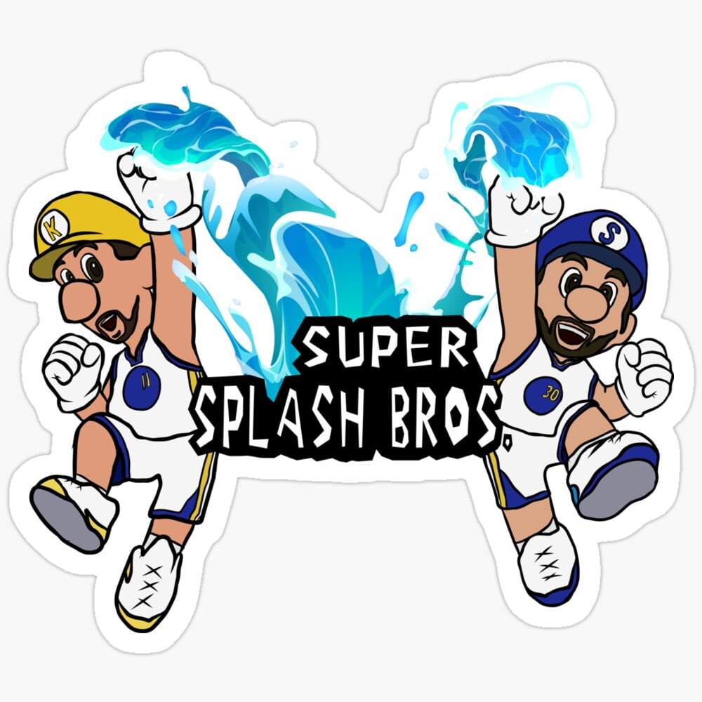 Super Splash Bros. Sticker Phone Decal Water Bottle Stickers Car Decals ...