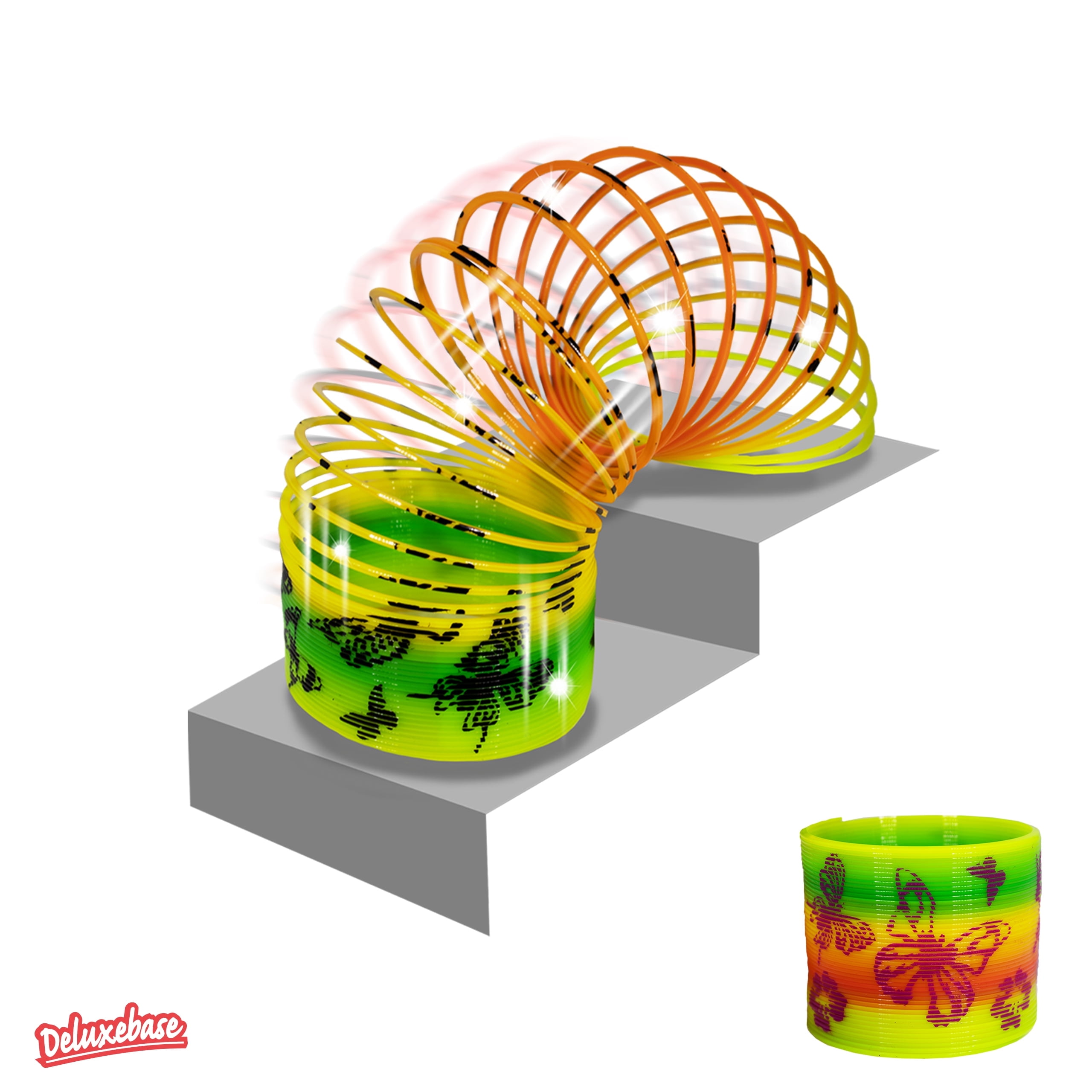 Super Spring – Butterfly from Deluxebase, 2.5" Rainbow Slinky Fidget ...