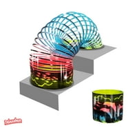 Retro Slinky the Original Walking Spring Toy, Silver Metal Slinky, Ages ...