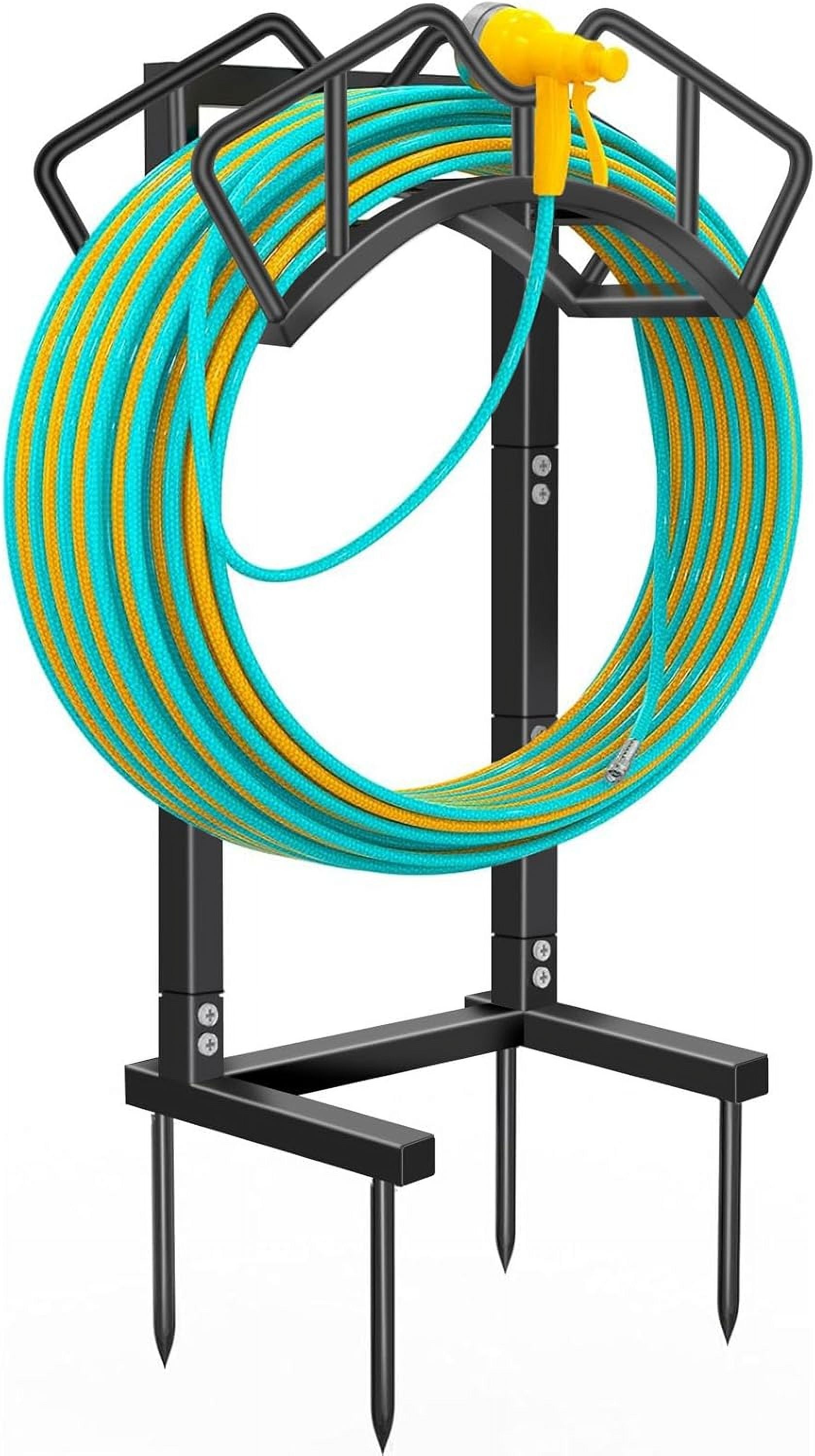Super Stable Garden Hose Holder, Detachable Water Hose Holders Stand ...