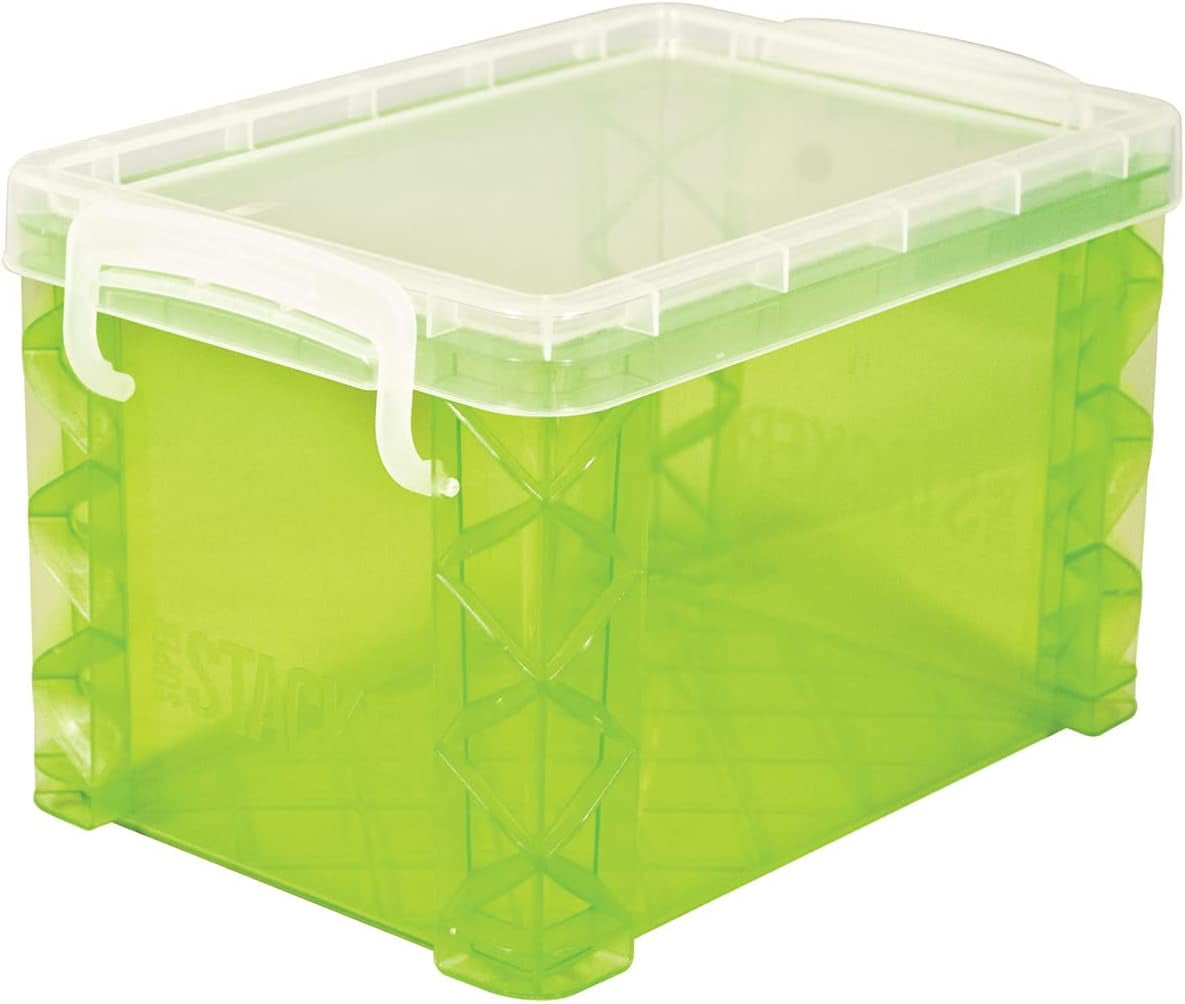Super Stacker Index Card Box, 4 x 6 Inch Index Cards File Box, Note ...