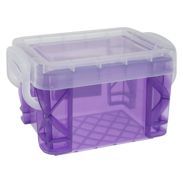 Super Stacker® Kids Pixie Box, samll storage box Purple 3.25" l x 2.38 ...