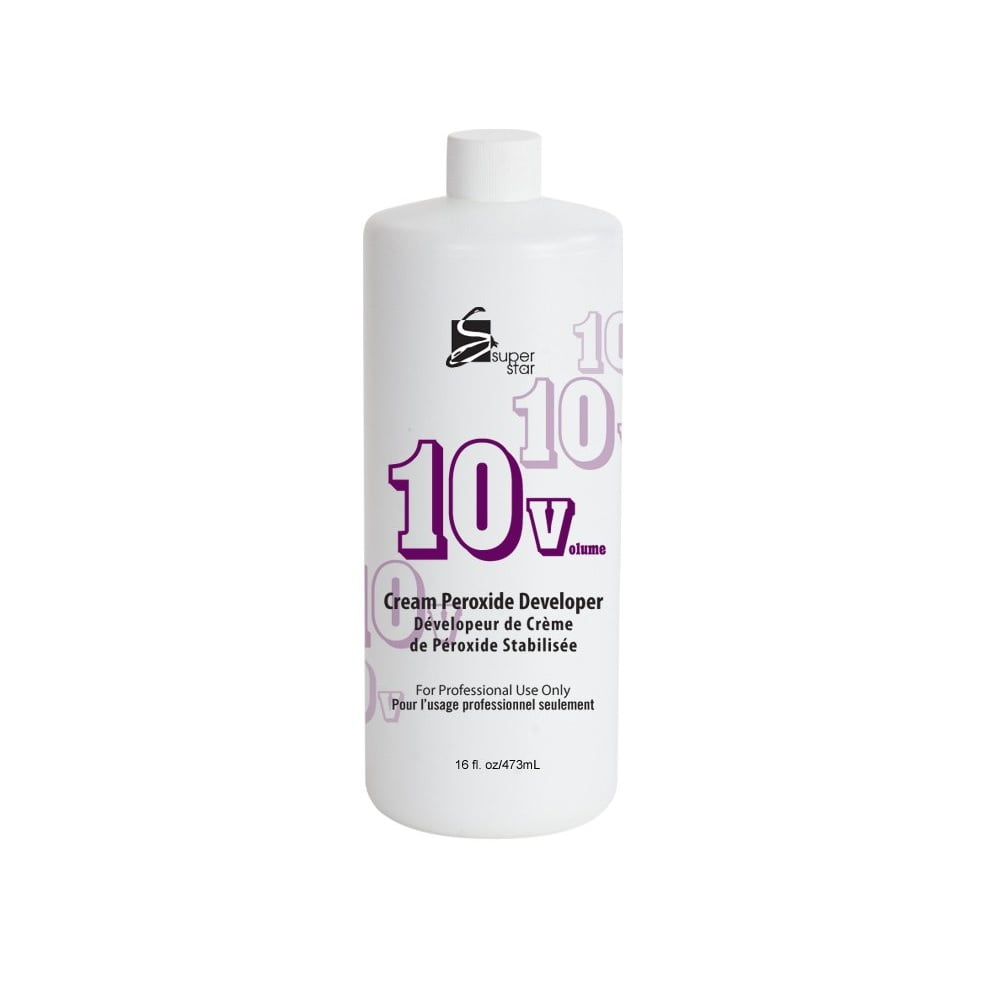 Super Star Cream Peroxide Developer, 10 Volume 16 Oz, Pack of 12 ...