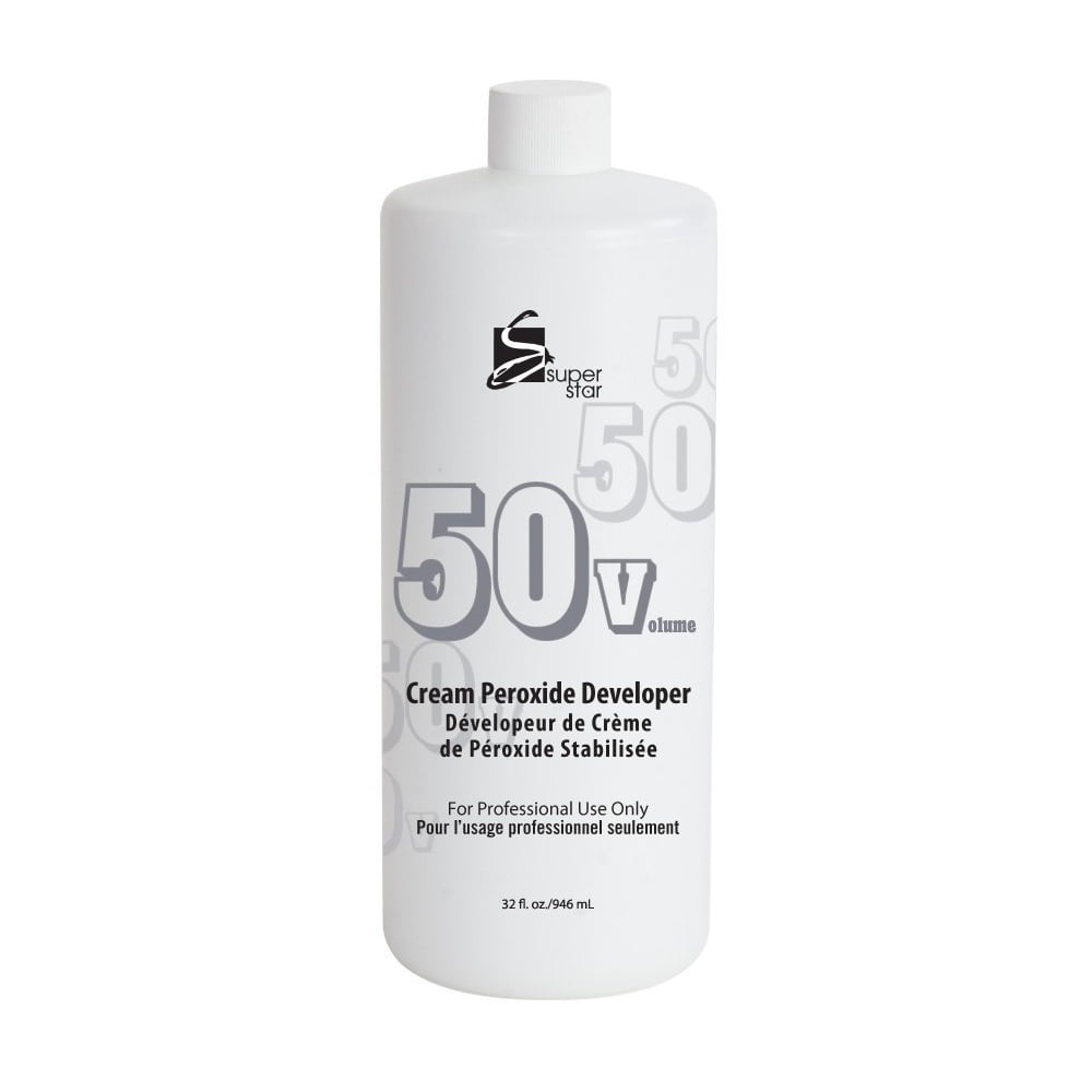 Super Star Cream Peroxide Developer, 50 Volume 32 Oz, Pack of 6 ...