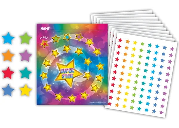 Super Star Reward Trackers with Stickers [TCR6867] - Walmart.com
