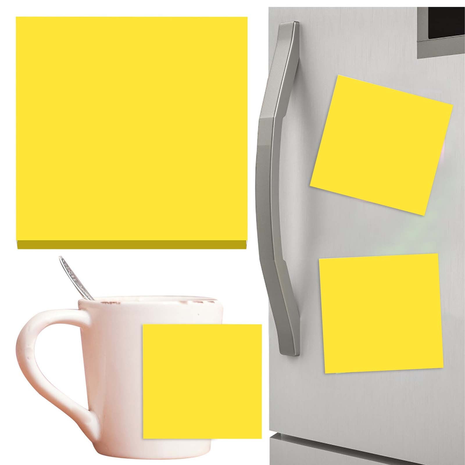 Super Sticky Note Ye1,4 Sticky Notes,Assorted and Sticky Sheets ...