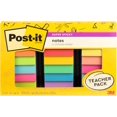 Super Sticky Notes Teacher Pack, Assorted Colors, 3 in. x in., 15 Pads ...