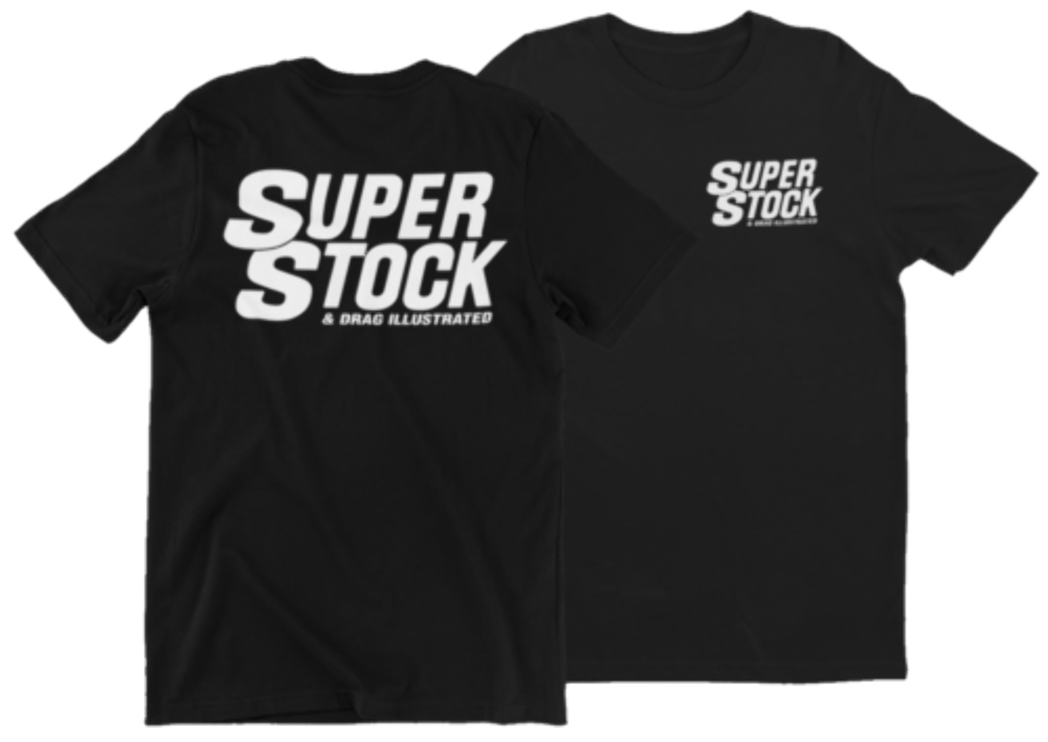 Super Stock Drag Illustrated Mens Black T Shirt Dodge Plymouth Chevy ...