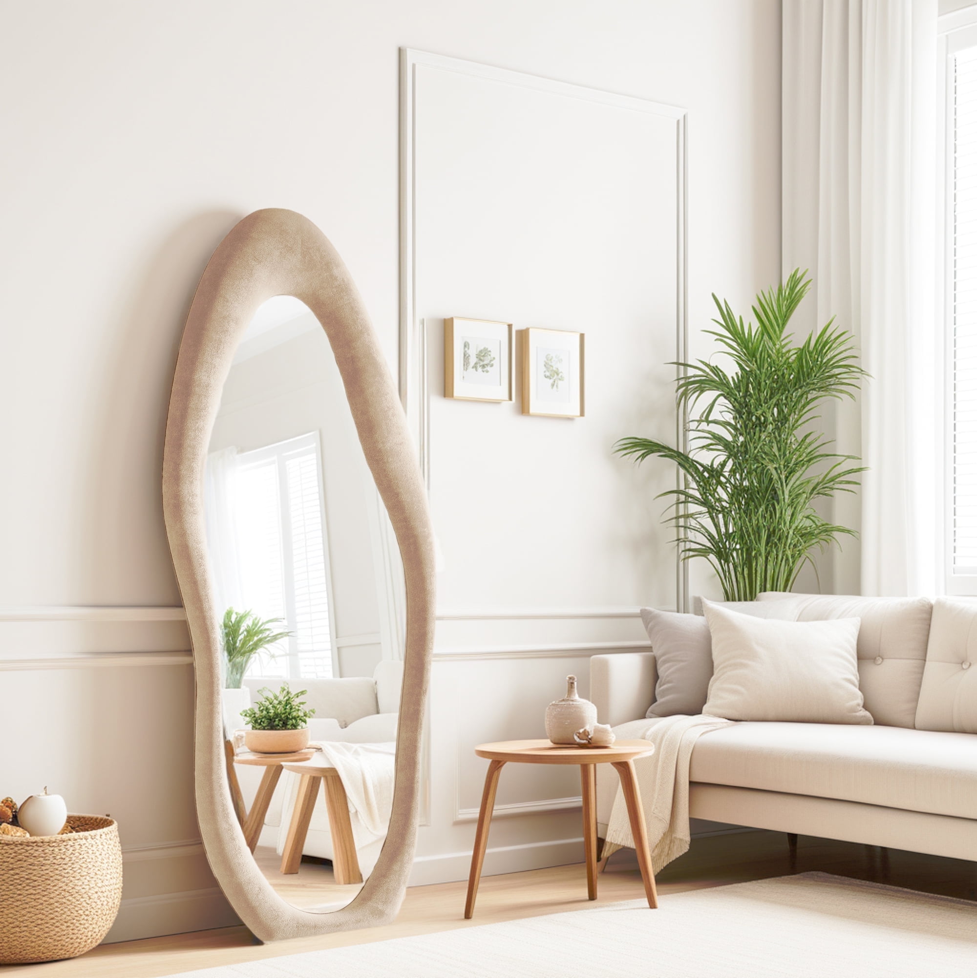 Super Store 63"x 24" Irregular Full Length Mirrors - Full Body Flannel ...