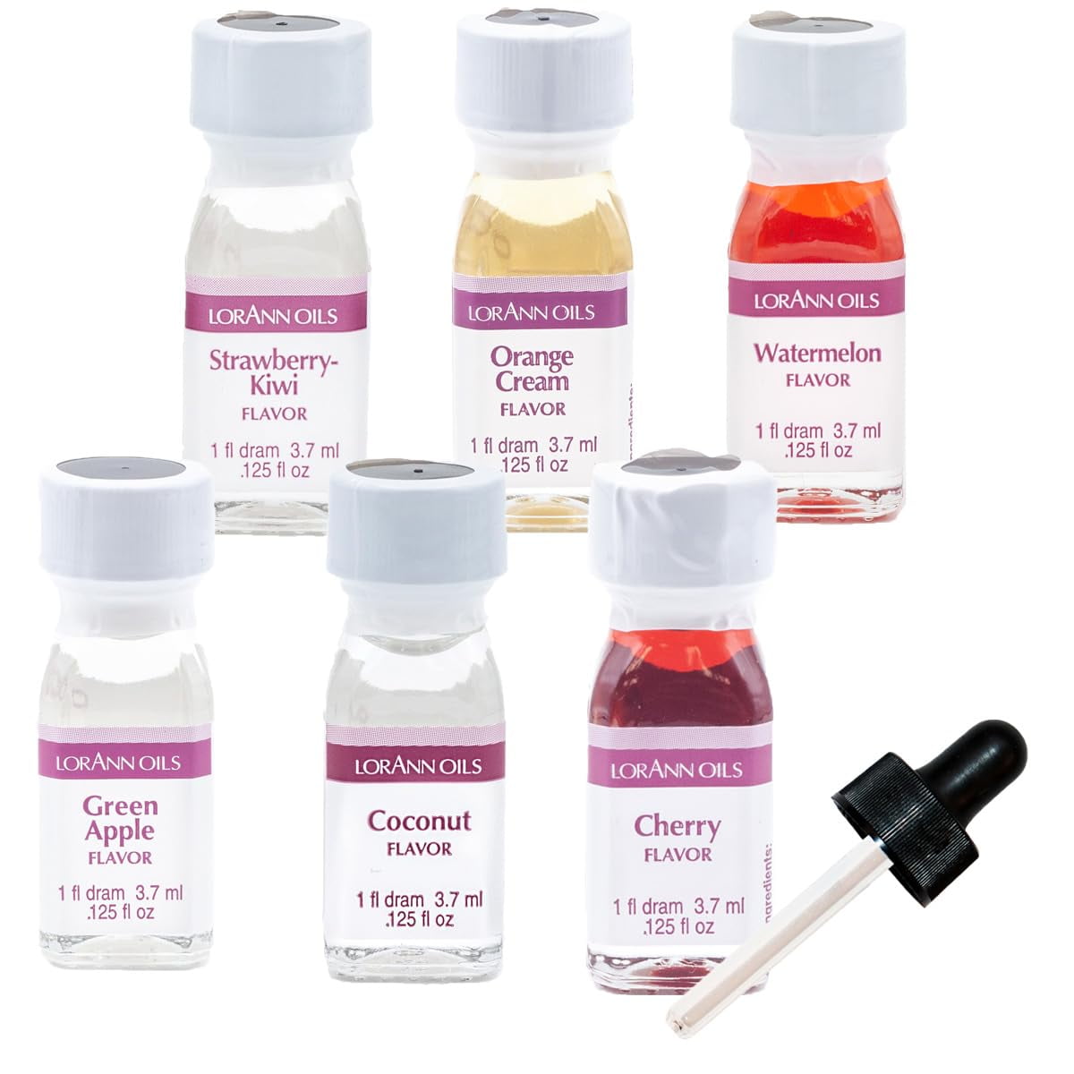 Super Strength Variety Pack Of 6, 1-Dram Flavors (Strawberry , Orange ...