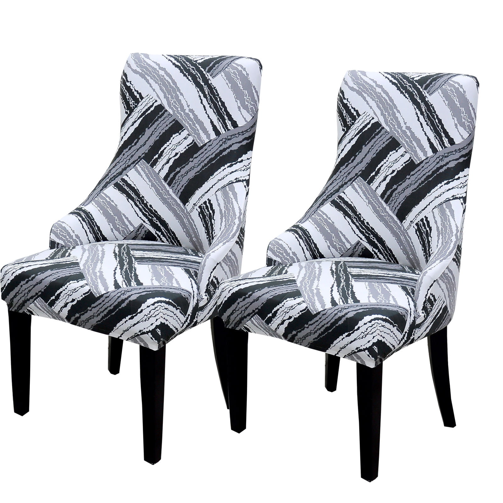 Super Stretch Armless Wingback Chair Slipcover,Sloping Armchair Cover ...