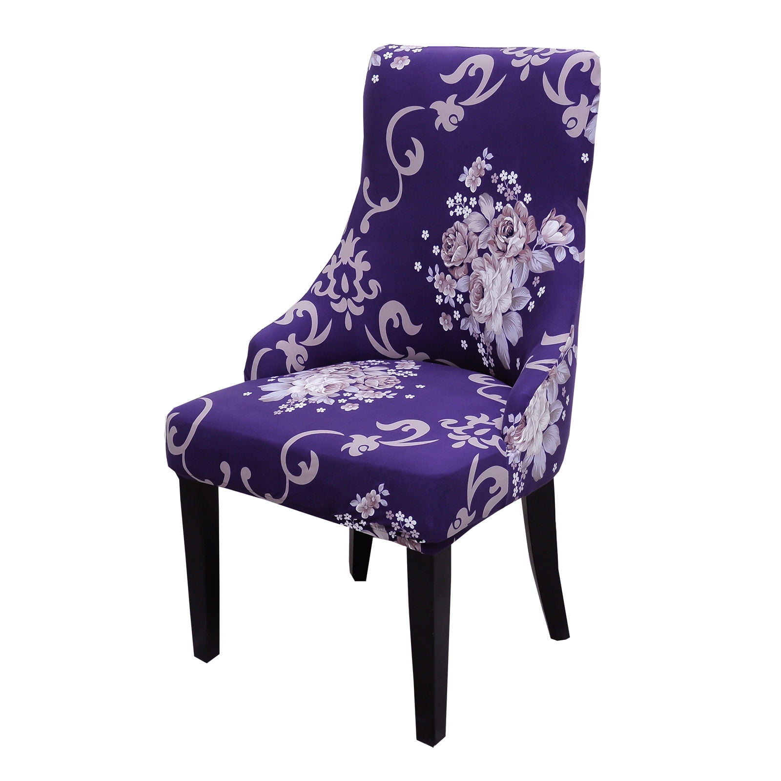 Super Stretch Armless Wingback Chair Slipcover,Sloping Armchair Cover ...