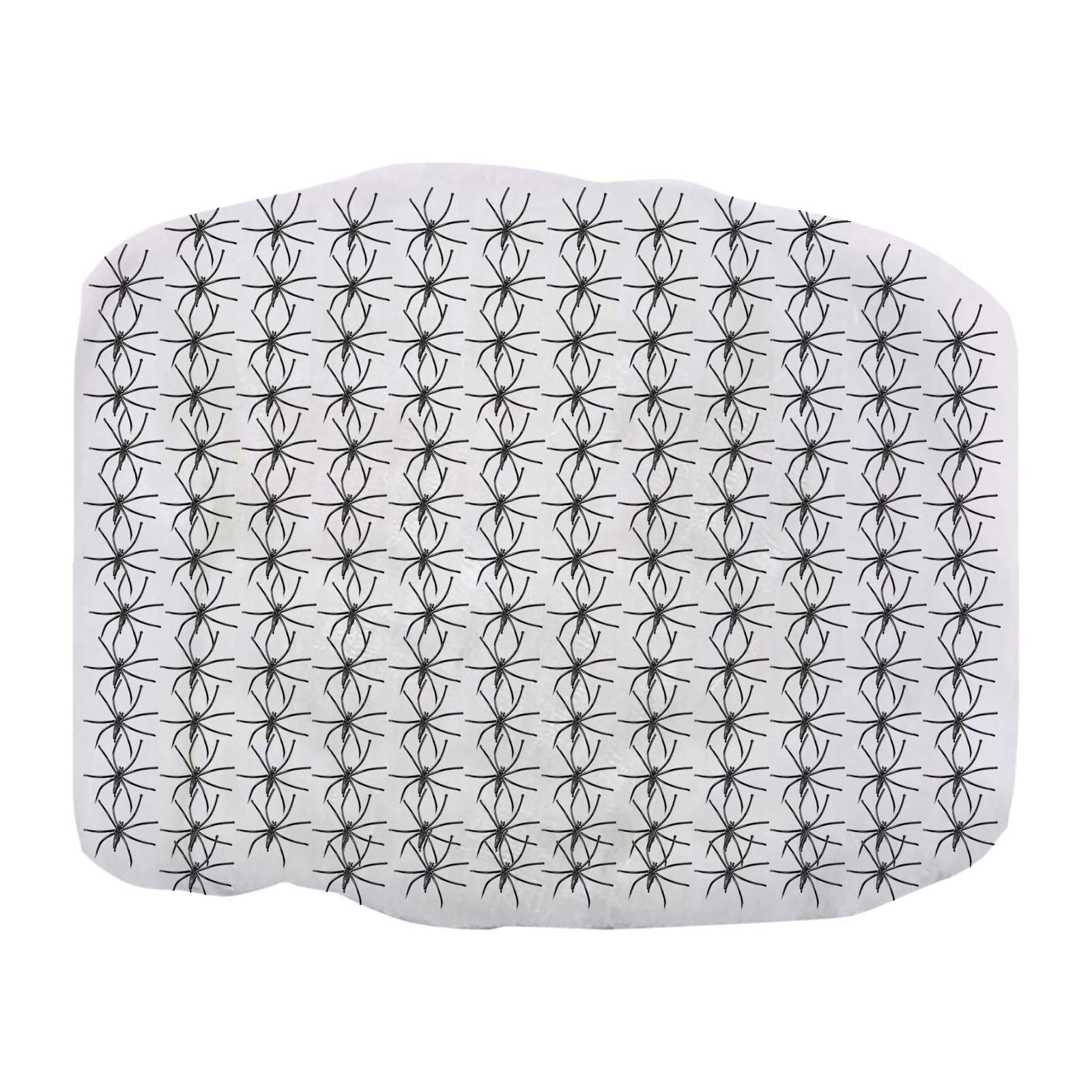 Super Stretch Halloween Spider Webs (1400 sqft) with 150 Fake Spiders ...