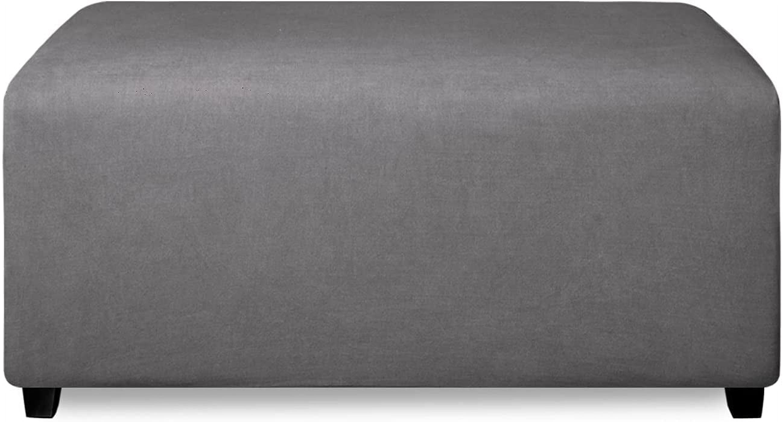 Super Stretch Soft Form Fit Ottoman Cover Rectangle - Ottoman ...