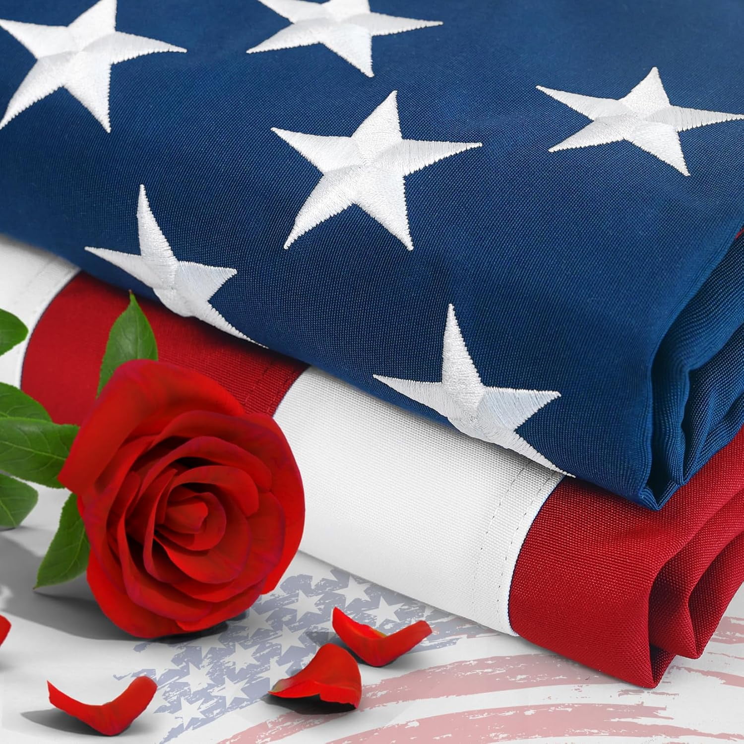 Super Strong American Flag,3x 5 American Flag Outdoor Heavy Duty,3by 5 US Flags with Embroidered ...