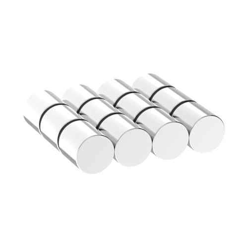 Super Strong Cylinder Neodymium Magnet N52-1/2" D x 1/2" H - 12 Pack ...
