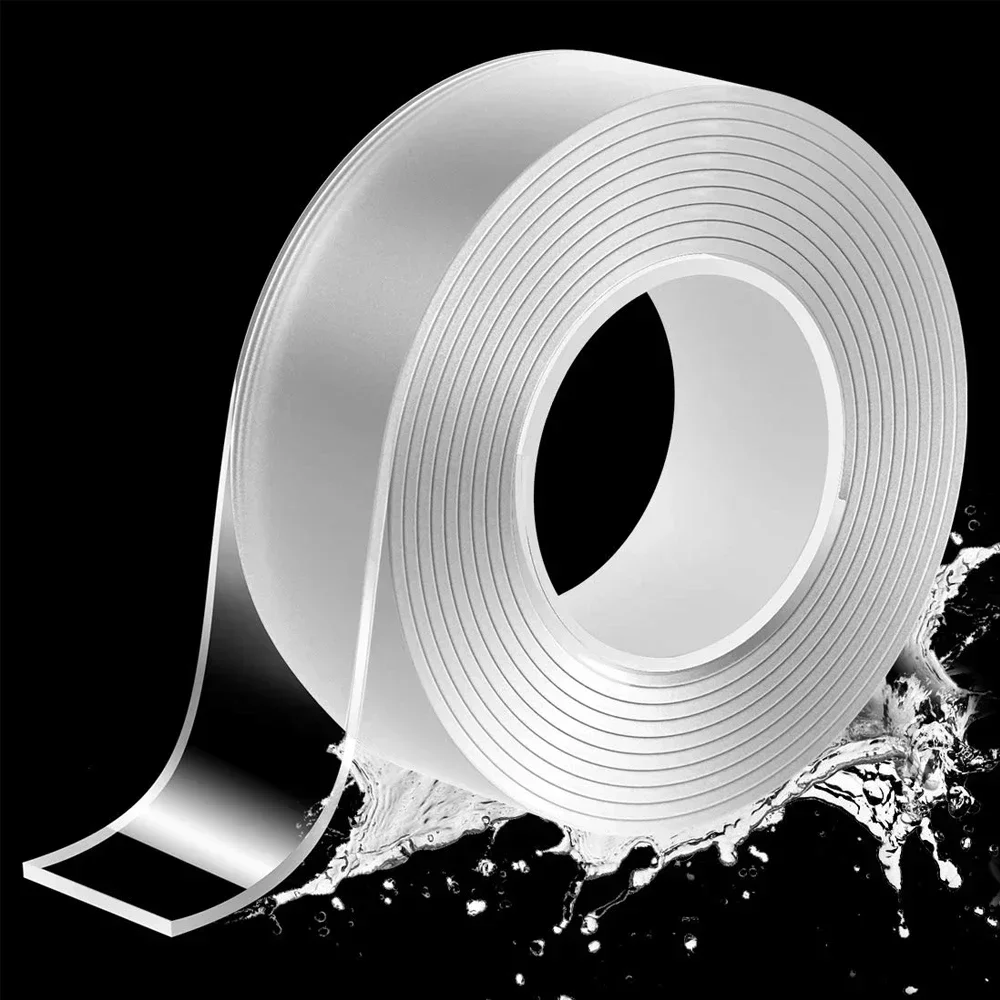Super Strong Double Sided Adhesive Tape Heavy Duty for Kitchen Bathroom Waterproof Reusable Wall ...