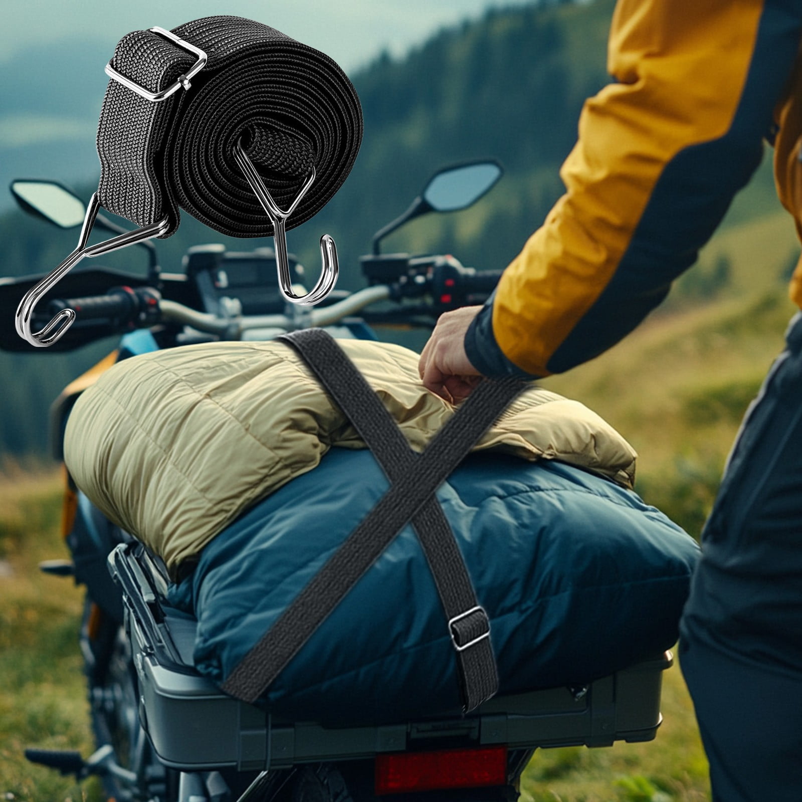 Super Strong Elastic Binding Strap, Heavy-Duty Truck Binding Rope, 100% ...