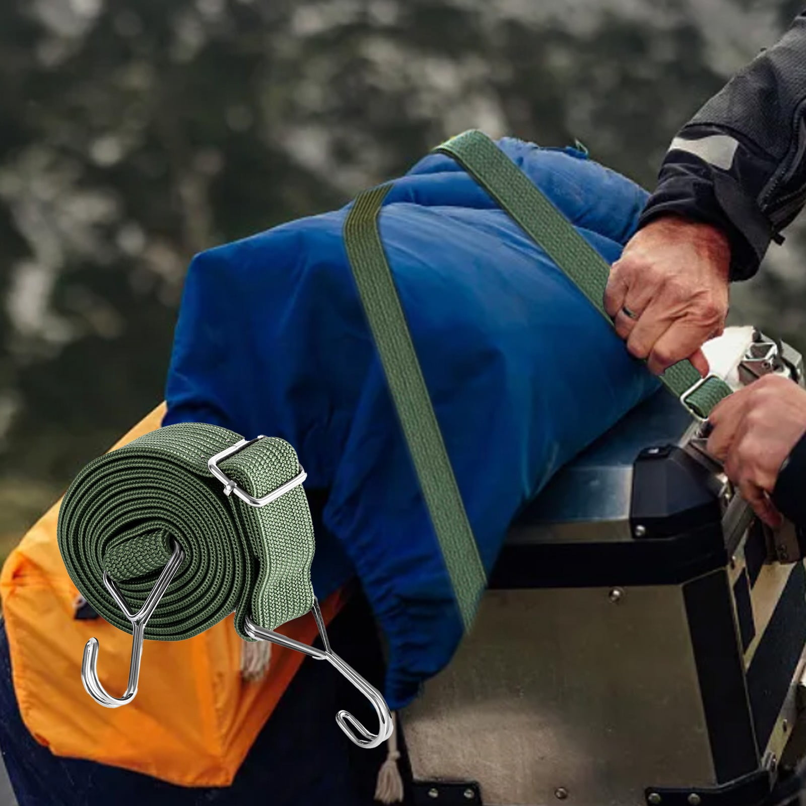 Super Strong Elastic Binding Strap, Heavy-Duty Truck Cargo Tie-Down, 1/ ...