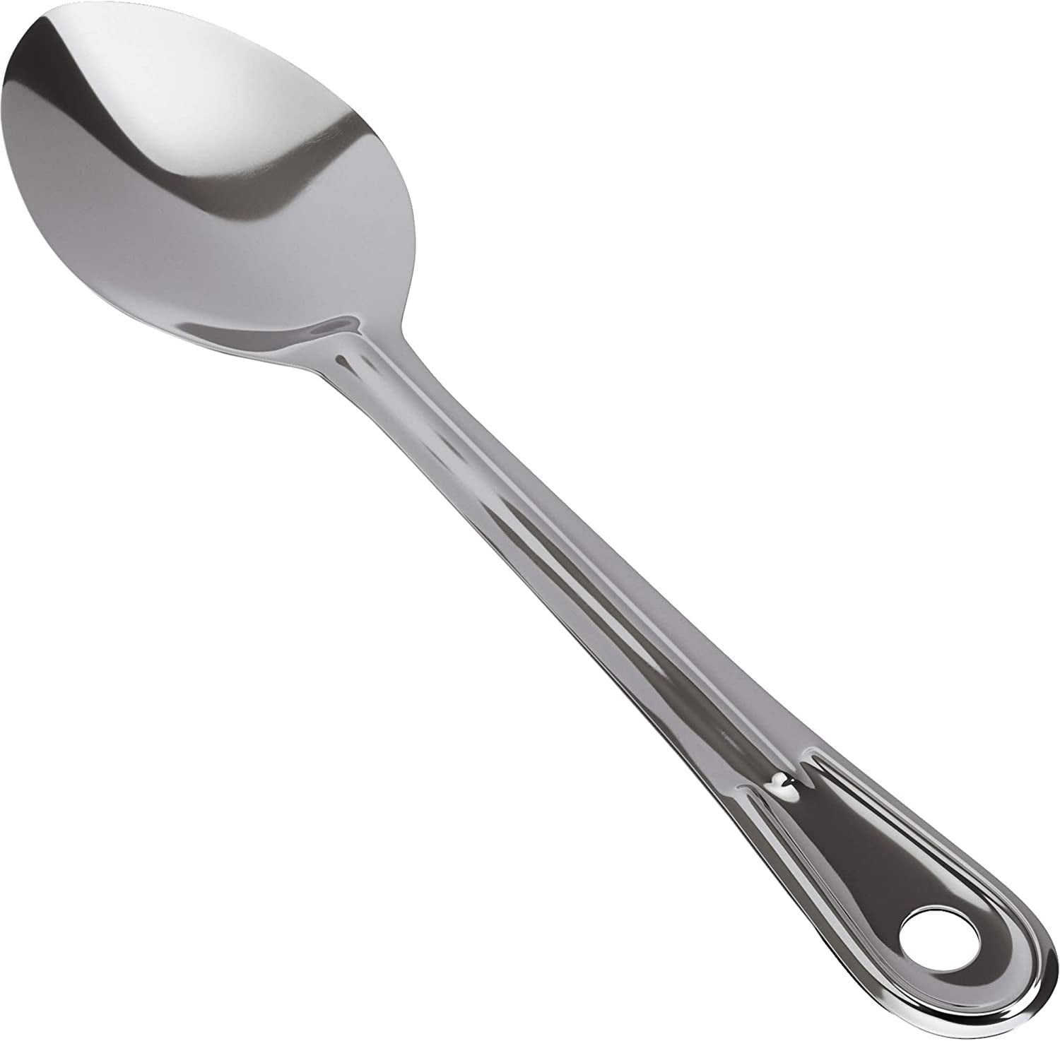 Super Strong, Ergonomic 11 in Serving Spoon 1 Pk. Big, Solid Stainless ...